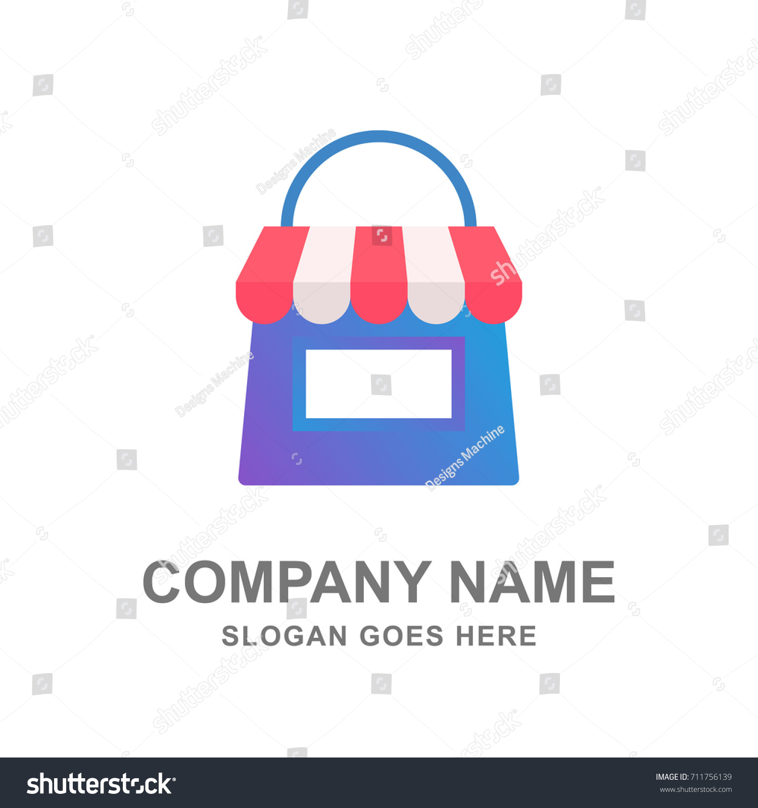 Online Store Logo Vector Design Stock Vector (Royalty Free) 711756139