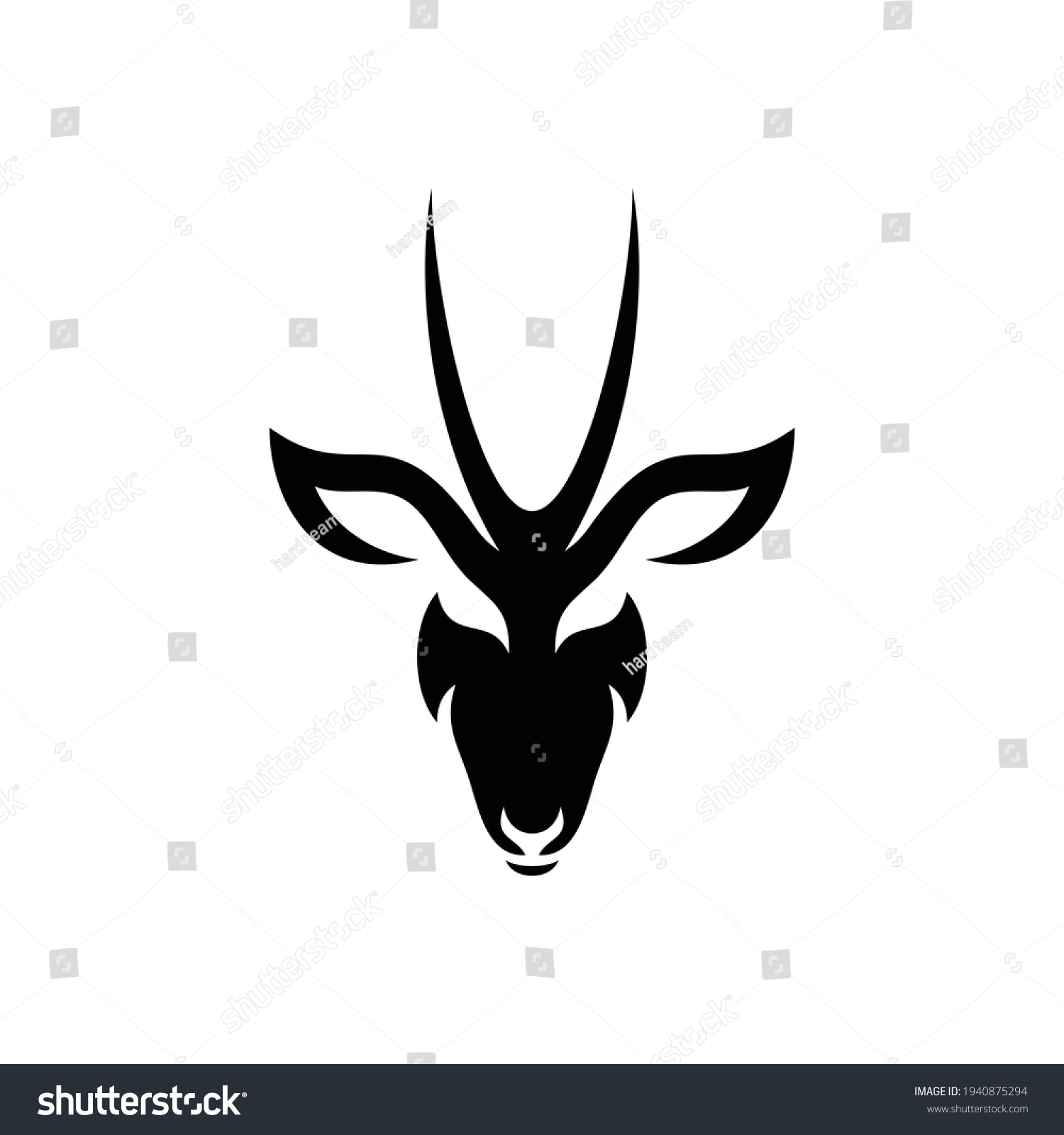 Onyx Animal Vector Logo Design Stock Vector (Royalty Free) 1940875294