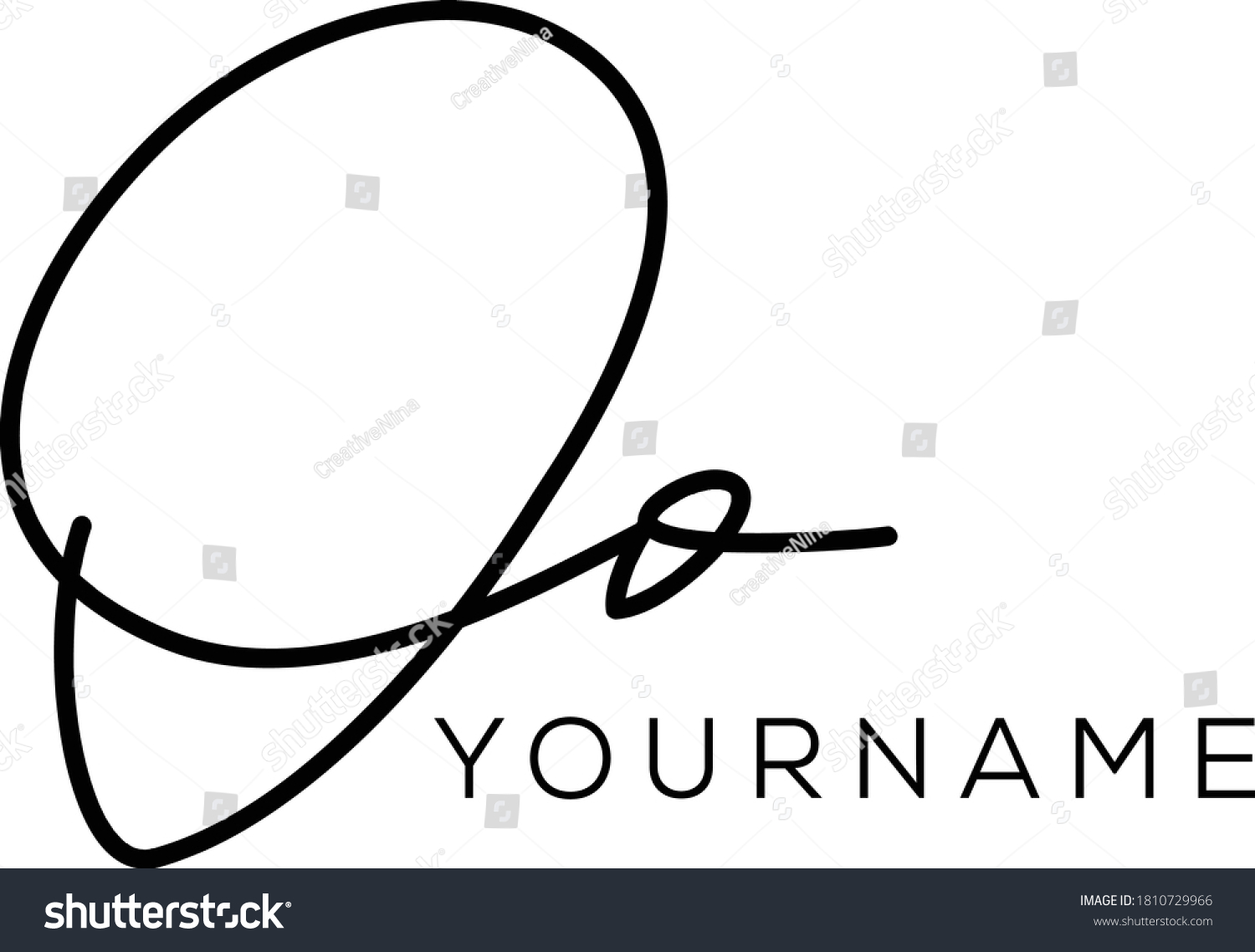 Oo Letter Initial Logo Design Vector Stock Vector (Royalty Free ...