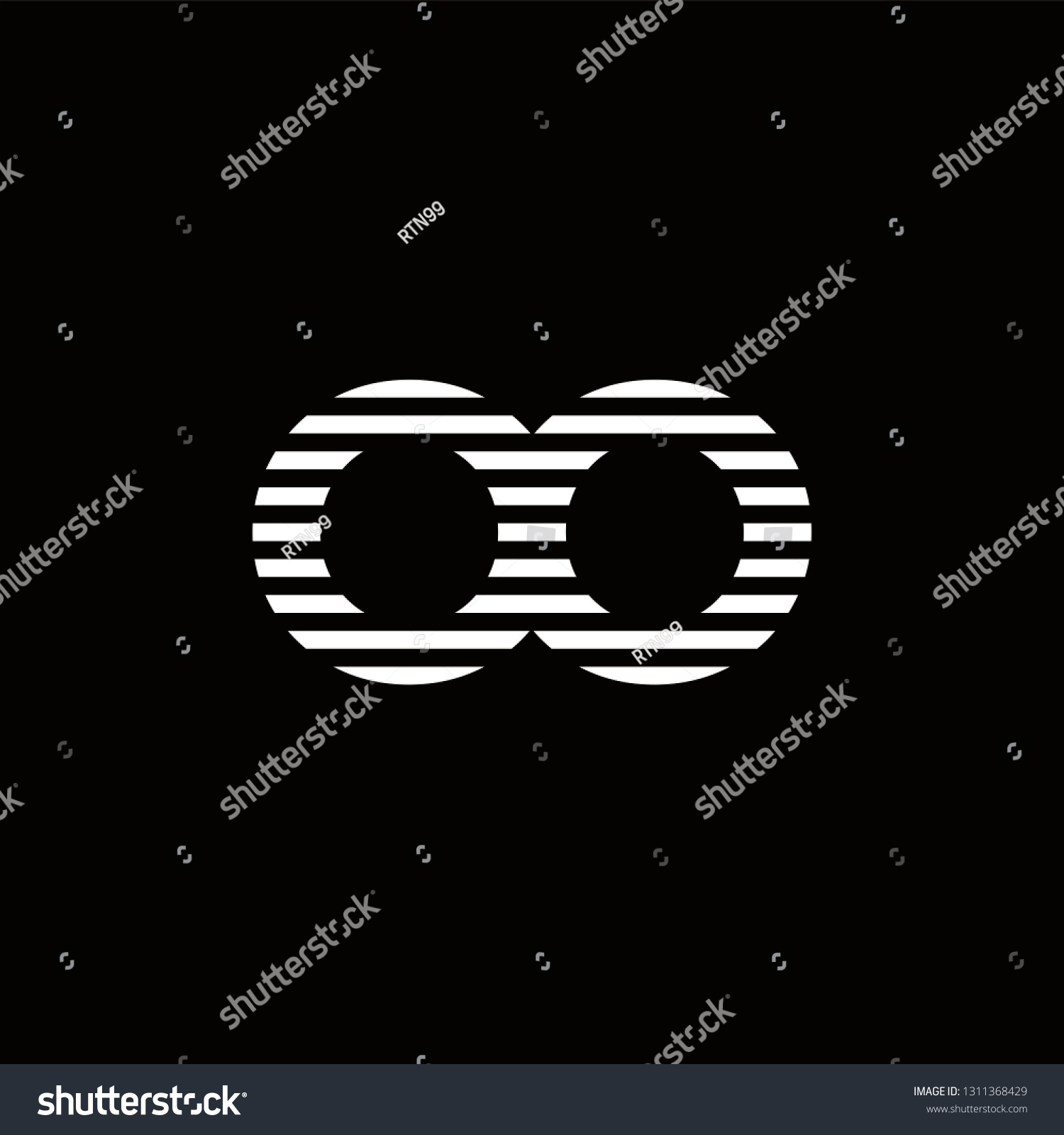 Oo Logo Letter Initial Designs Templete Stock Vector (Royalty Free ...
