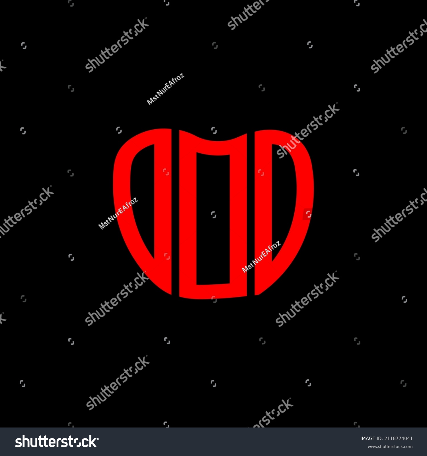 Ooo Initial Modern Logo Design Vector Stock Vector (Royalty Free ...