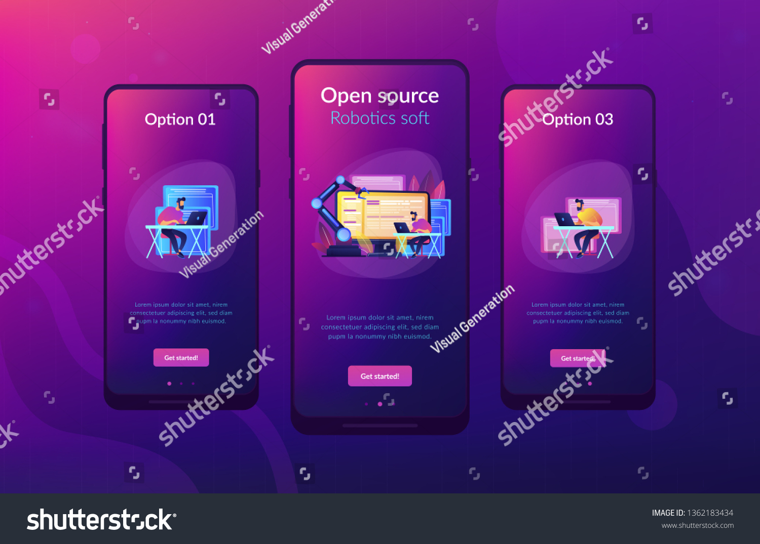 Open Automation Architecture Open Source Robotics Stock Vector Royalty Free 1362183434