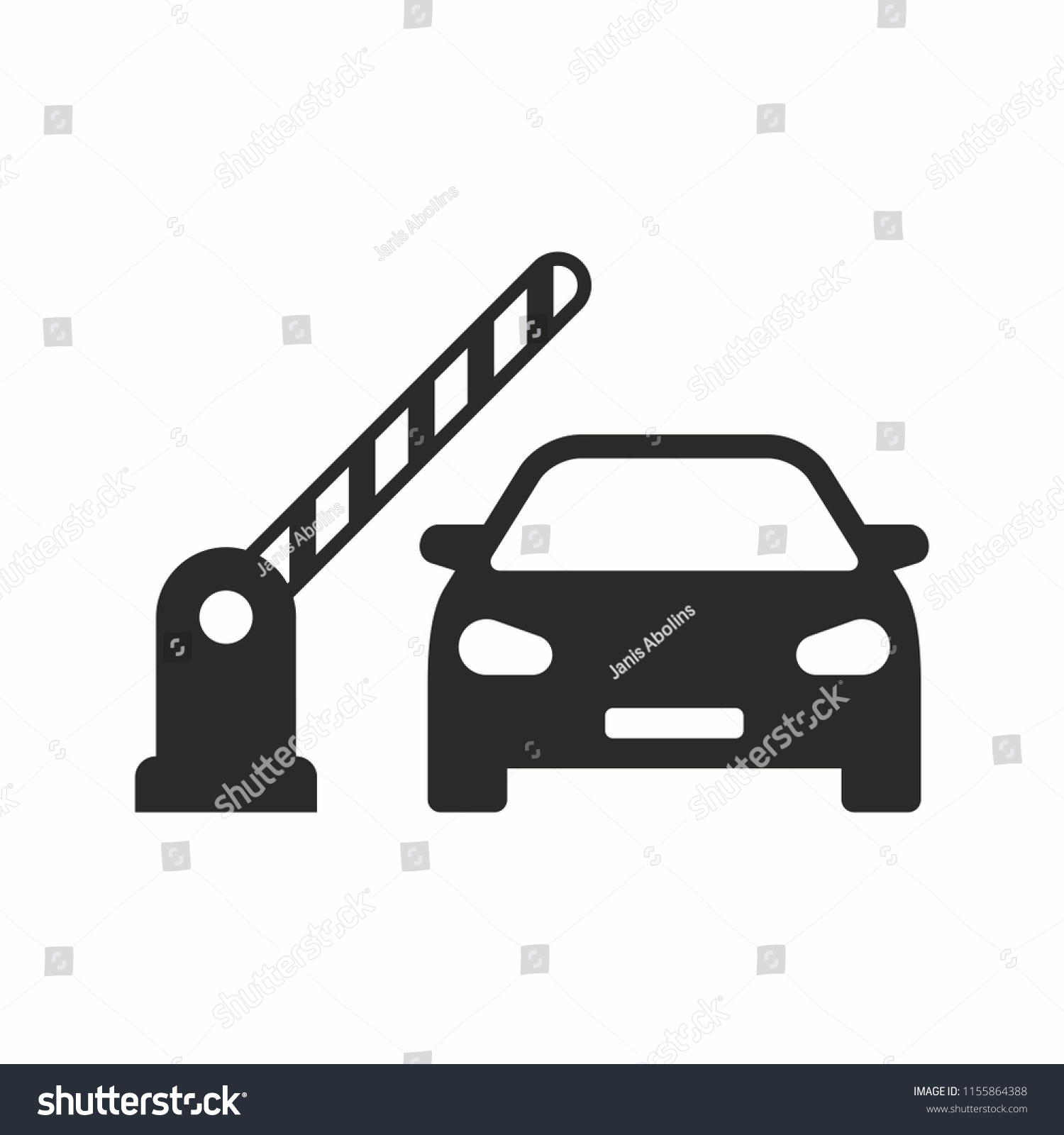 9,280 Barrier car icon Images, Stock Photos & Vectors | Shutterstock