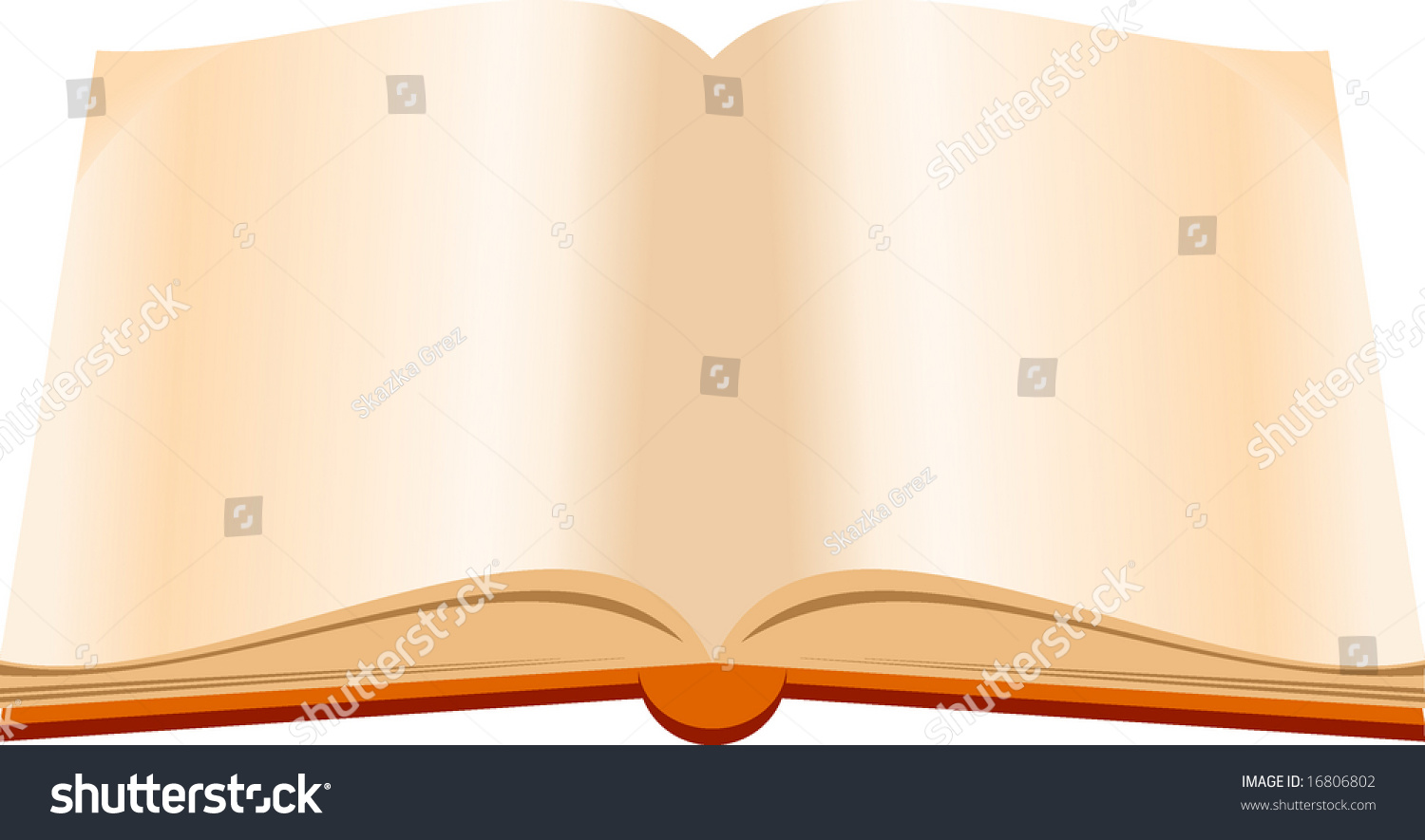 Open Book Cartoon Stock Vector (Royalty Free) 16806802