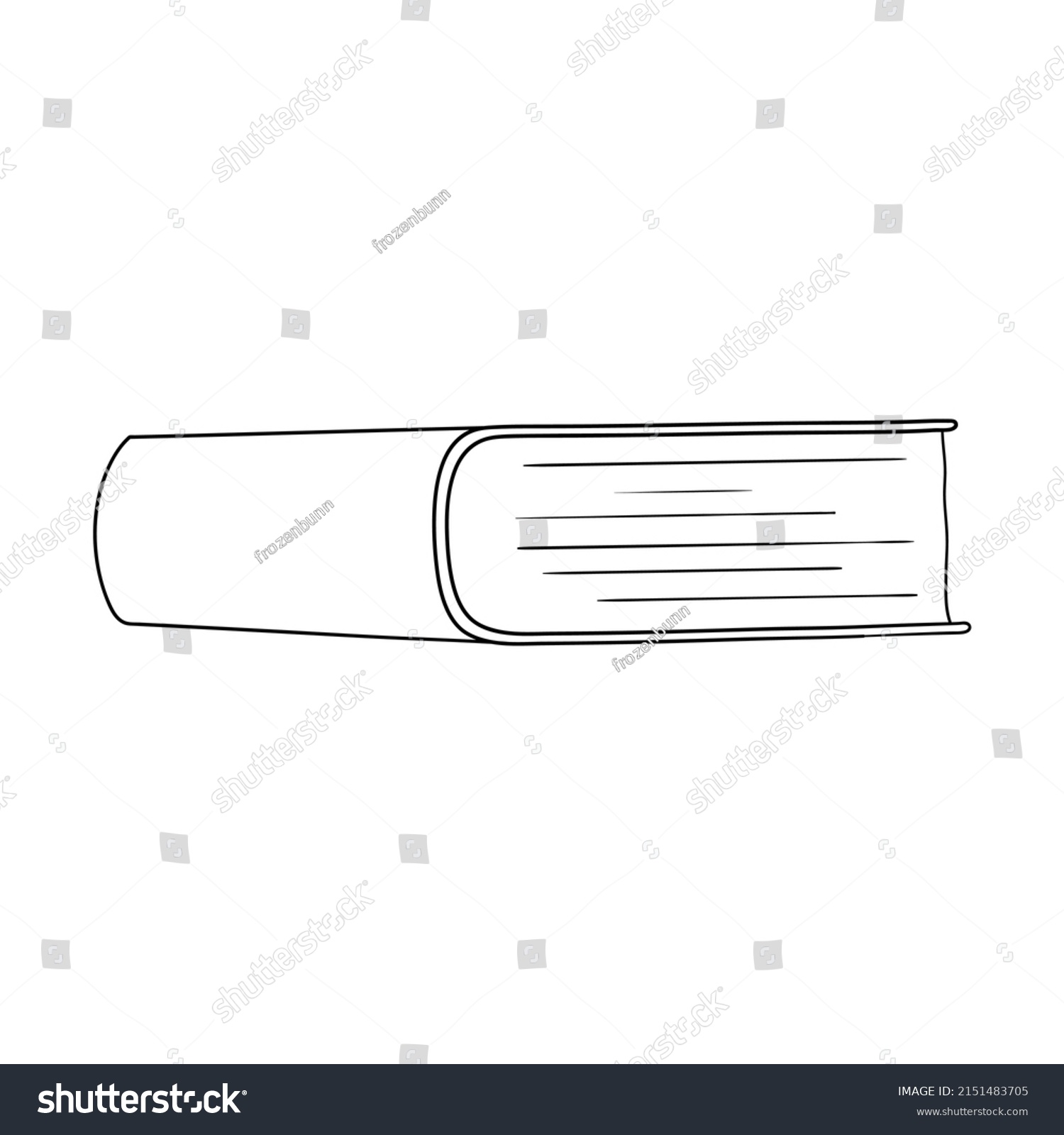 Open Book Hand Draw Line Art Stock Vector (Royalty Free) 2151483705 ... Open Book Hand Draw Line Art Stock Vector (Royalty Free) 2151483705 ...
