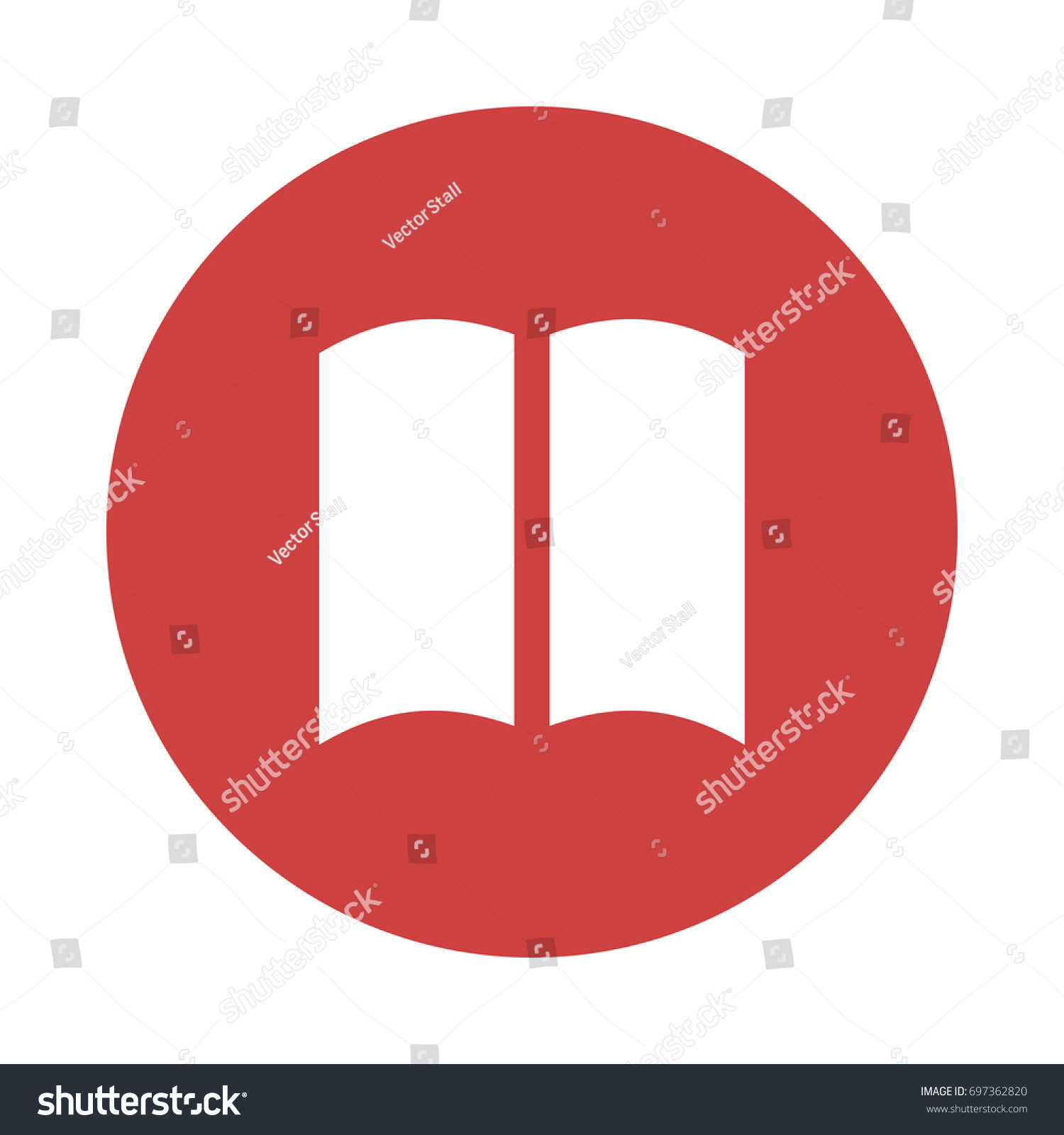 Open Book Icon Stock Vector (Royalty Free) 697362820 | Shutterstock