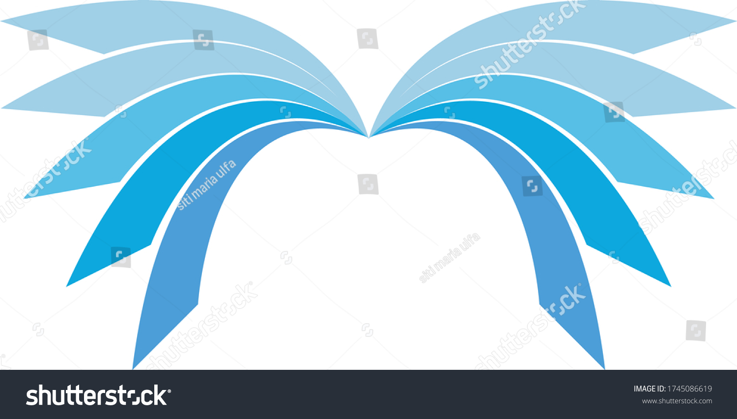 Open Book Logo Design Vector Stock Stock Vector (Royalty Free ...