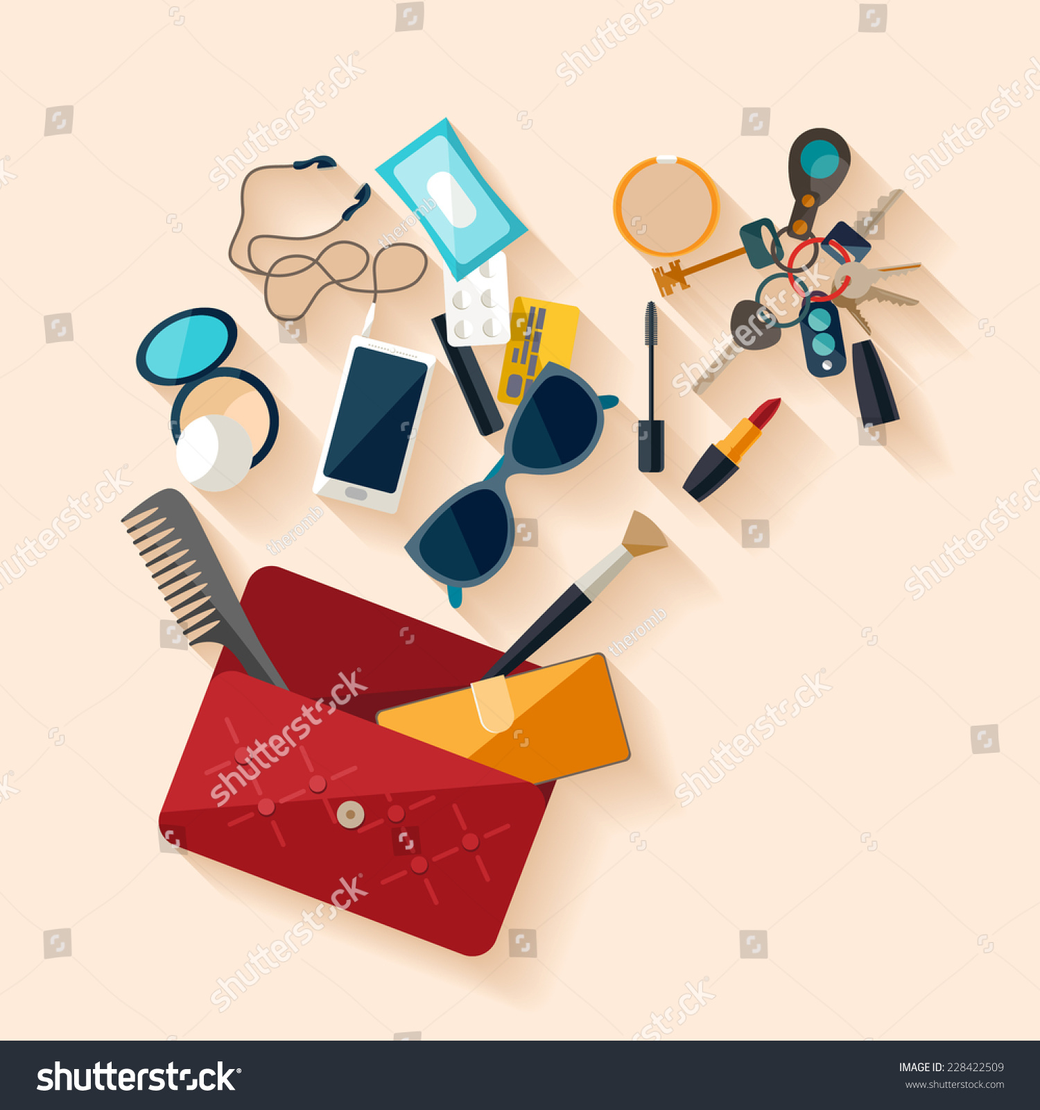 3,481 Woman bag opened Stock Vectors, Images & Vector Art | Shutterstock