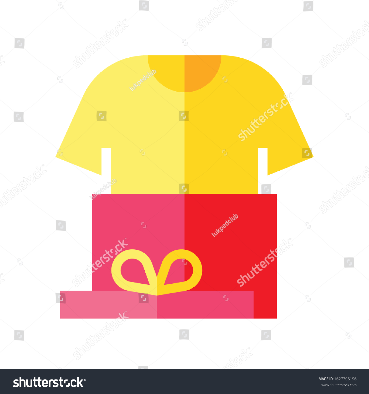 Open Gift Box Vector Illustration Flat: vector de stock (libre de ...