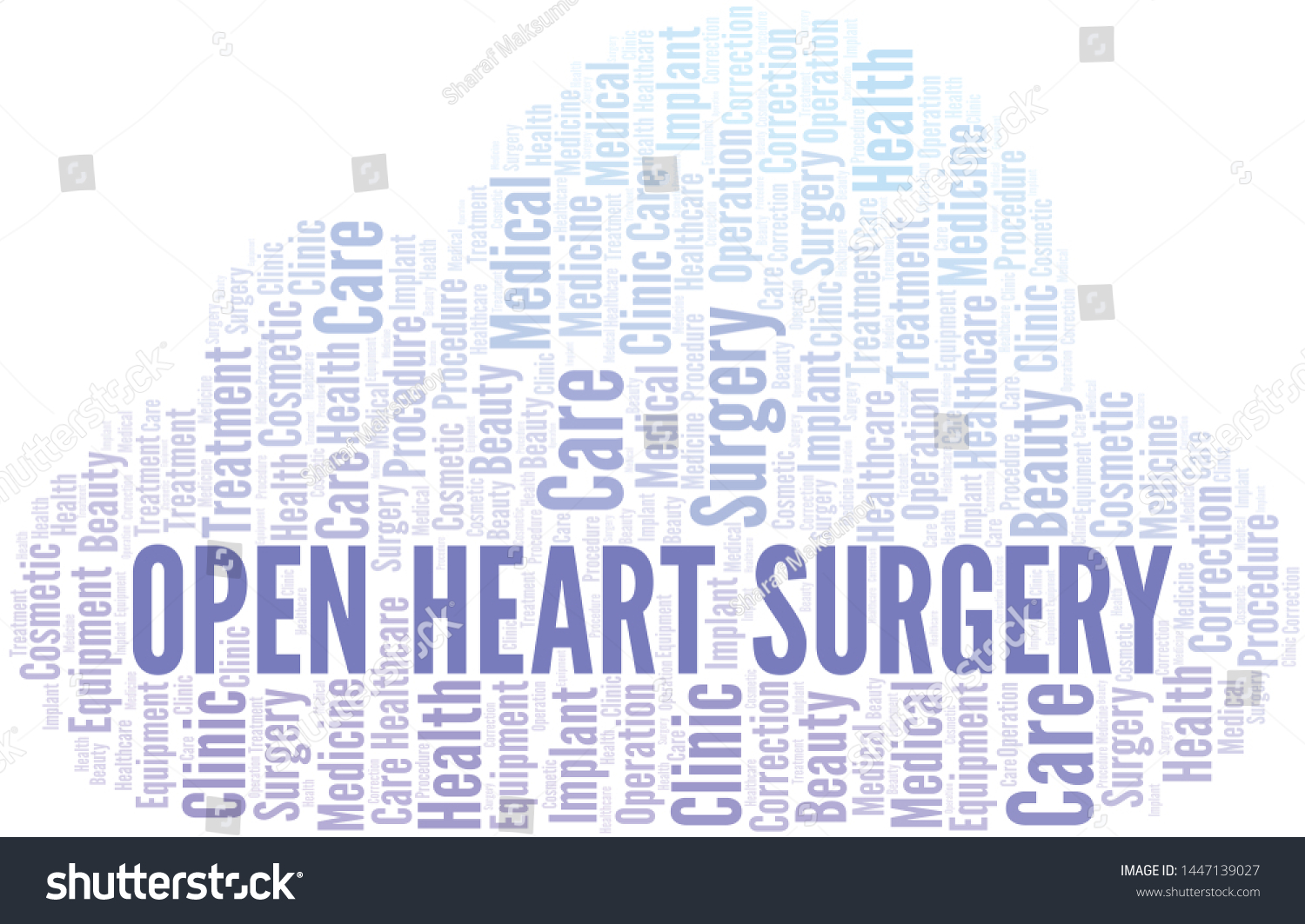 Open Heart Surgery Word Cloud Vector Stock Vector (Royalty Free ...