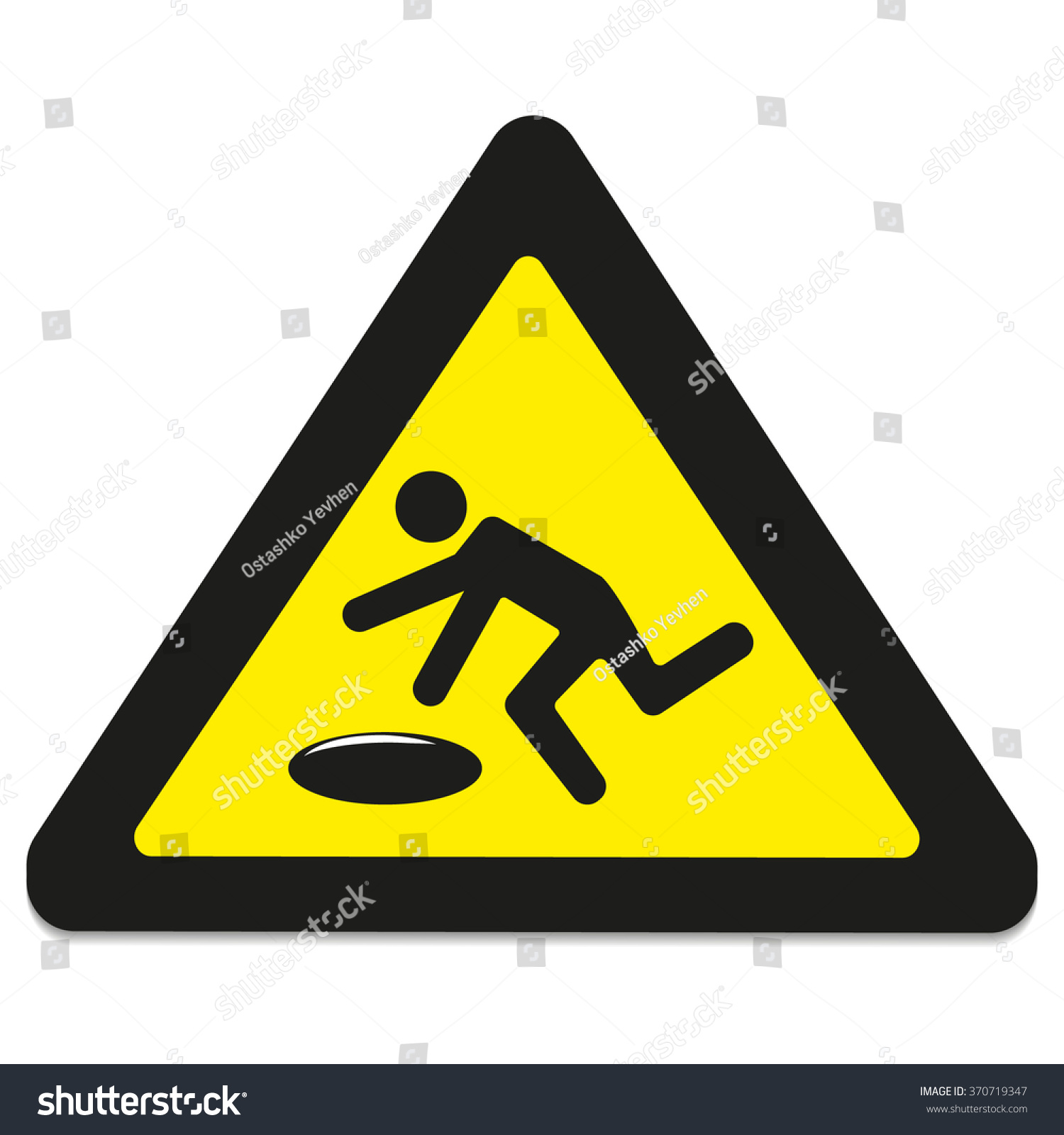 Open Hole Warning Sign: เวกเตอร์สต็อก (ปลอดค่าลิขสิทธิ์) 370719347 ...