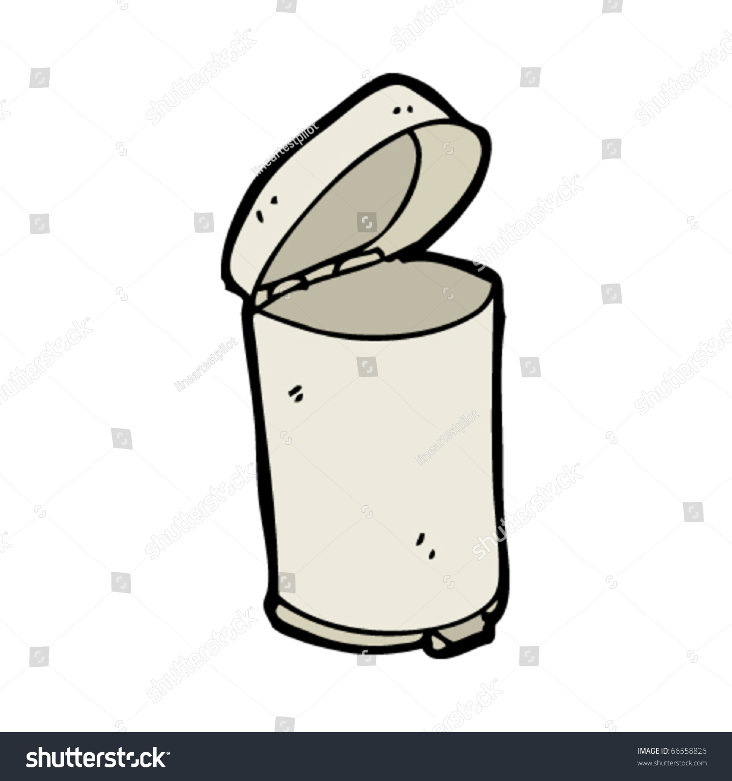 Open Kitchen Bin Cartoon Stock Vector (Royalty Free) 66558826 ...