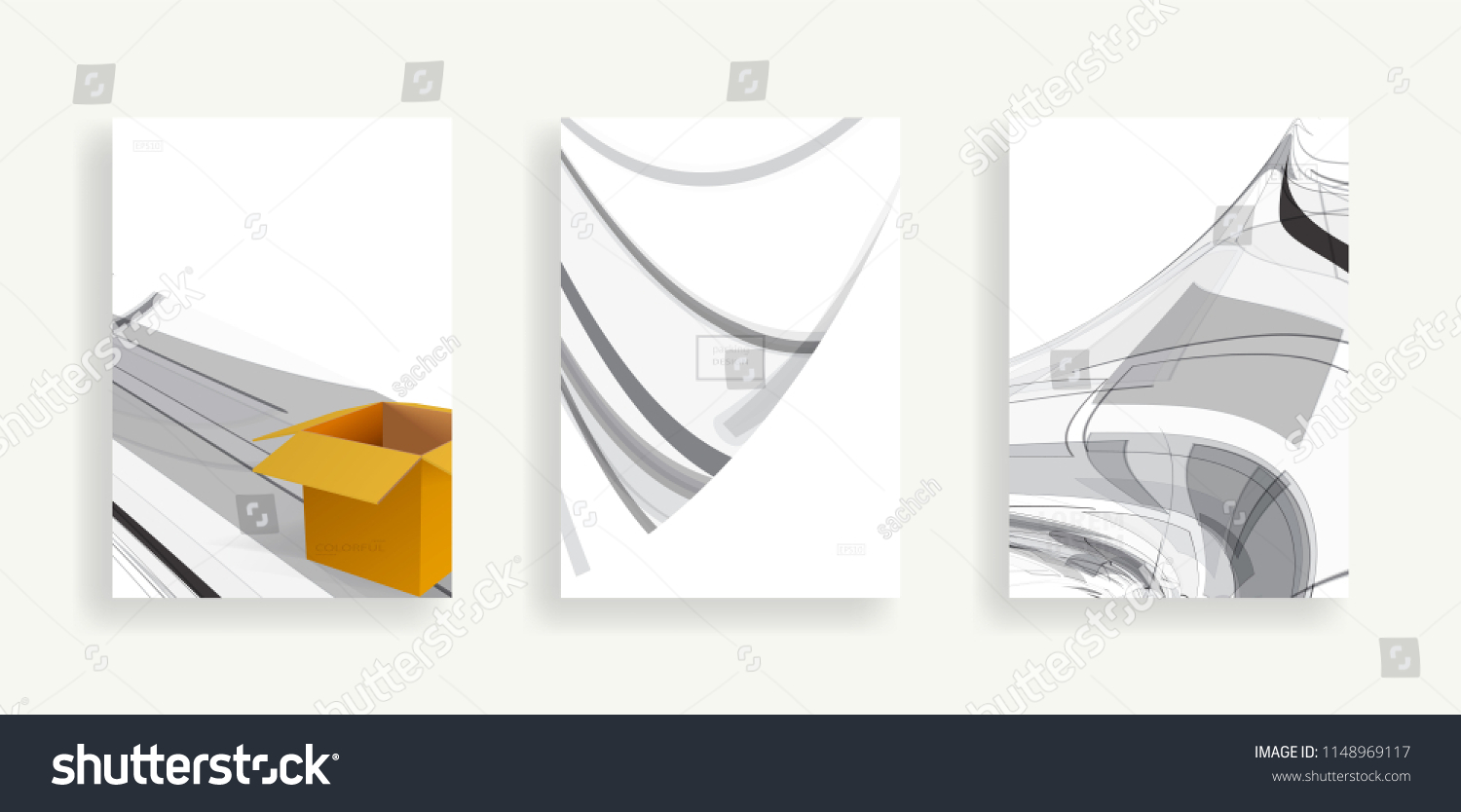 Open Paper Box Delivery Template Vector Stock Vector (Royalty Free ...