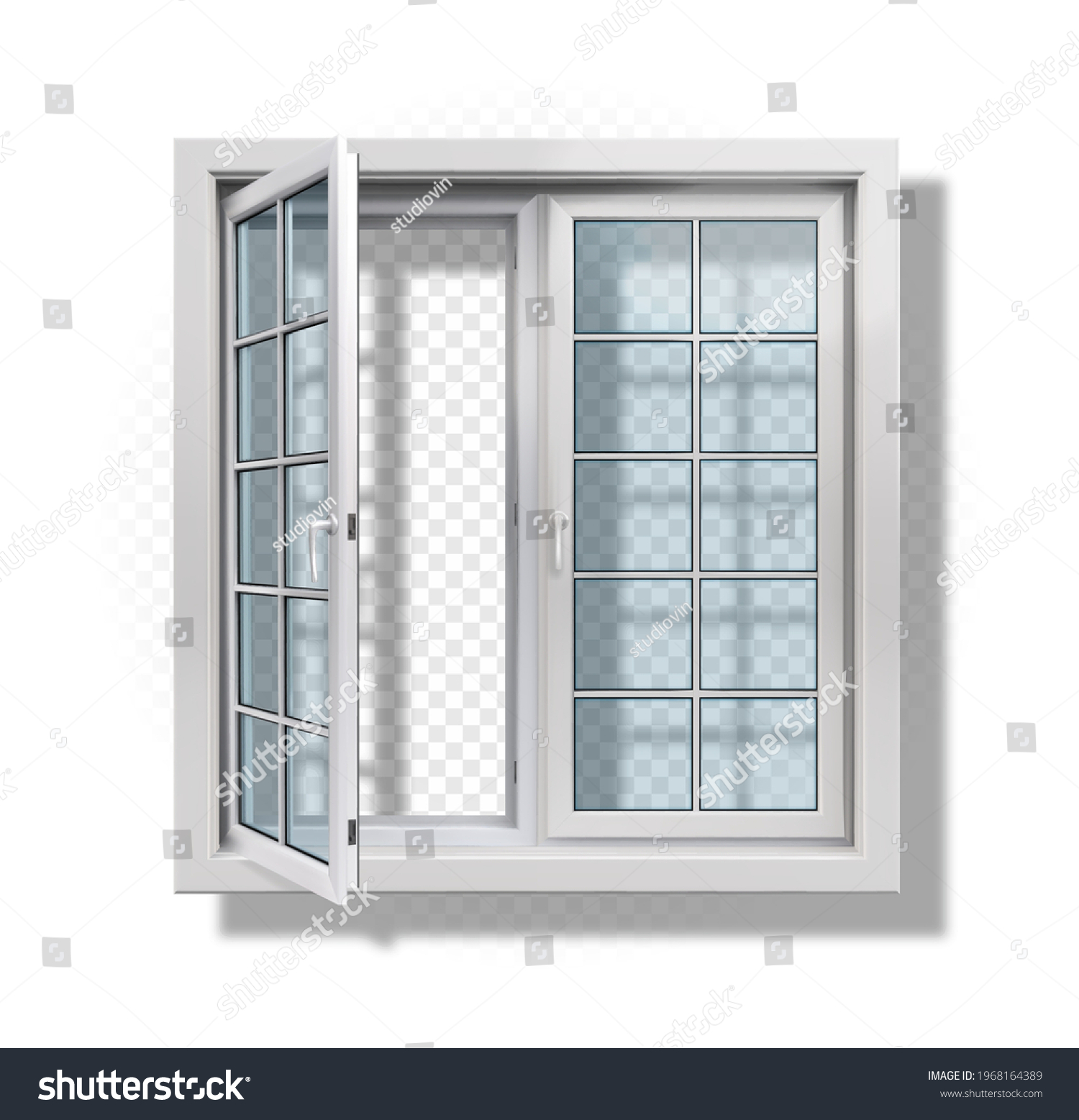 Open Plastic Window On Transparent Background: เวกเตอร์สต็อก (ปลอดค่าลิขสิทธิ์) 1968164389 ...