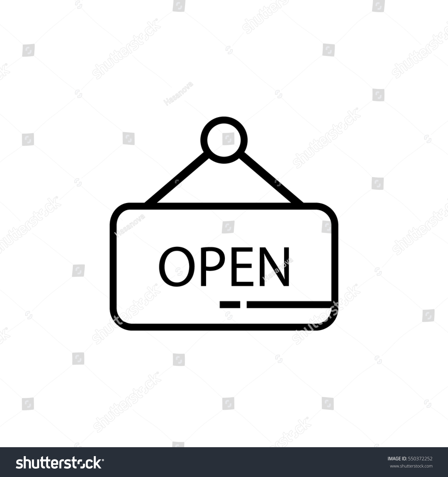 Open Sign Stock Vector (Royalty Free) 550372252 | Shutterstock