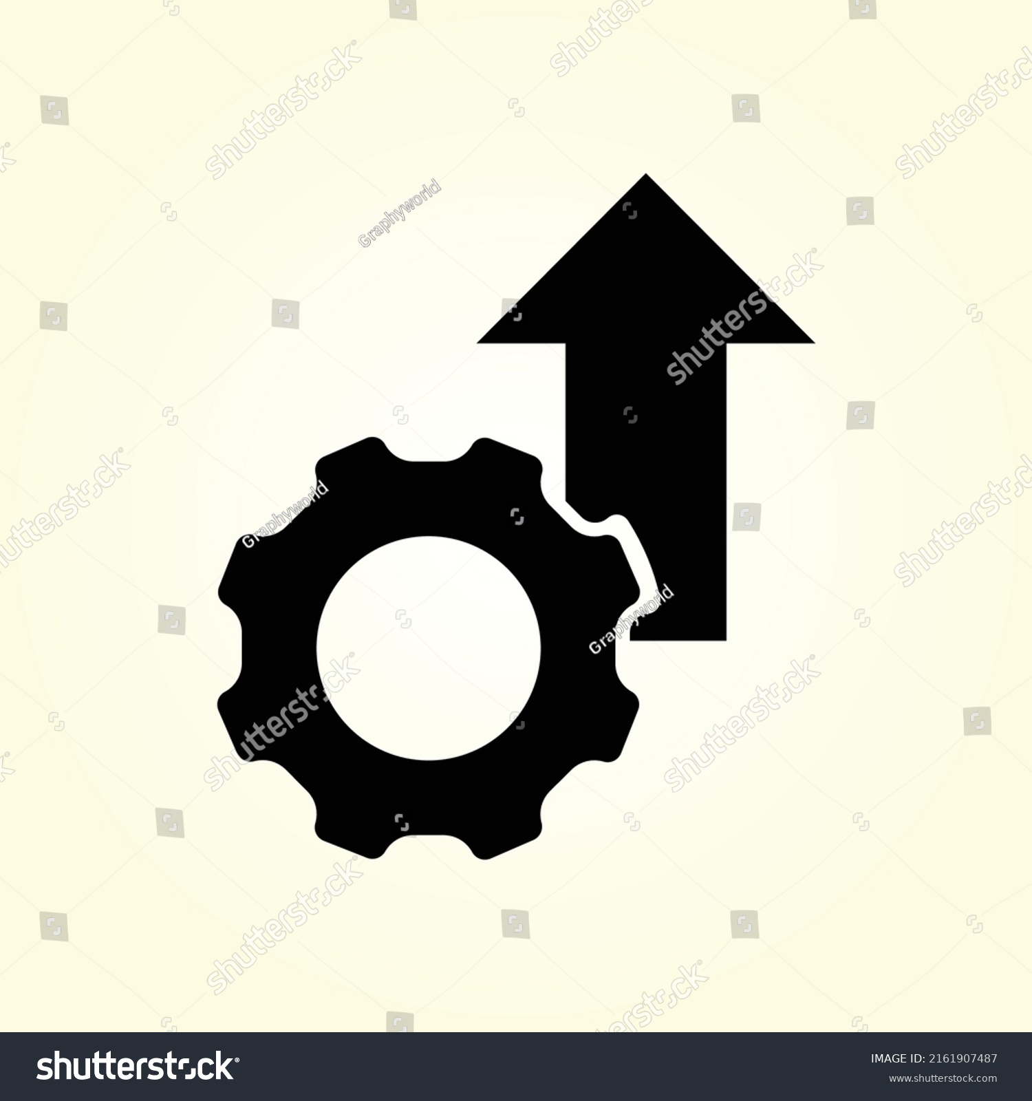 Operational Excellence Glyph Icon Simple Solid Stock Vector (Royalty ...