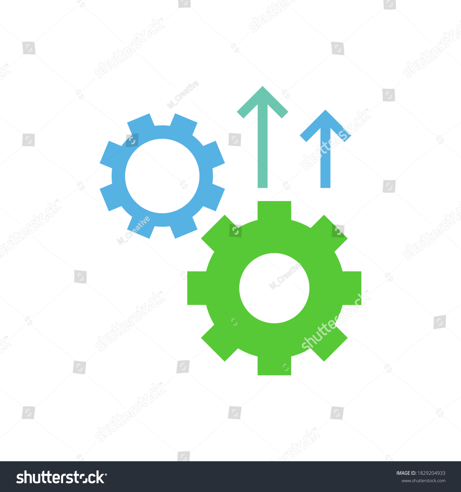 Operational Excellence Vector Logo Design Template: เวกเตอร์สต็อก (ปลอด ...