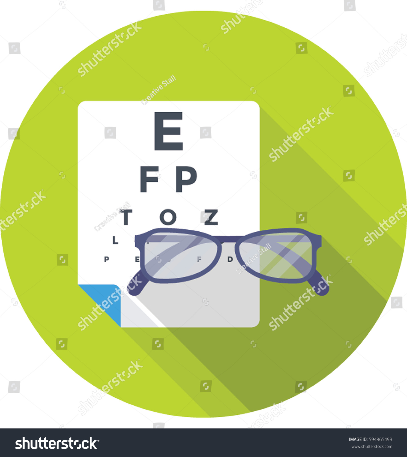 Ophthalmologist Vector Icon Stock Vector (Royalty Free) 594865493 ...