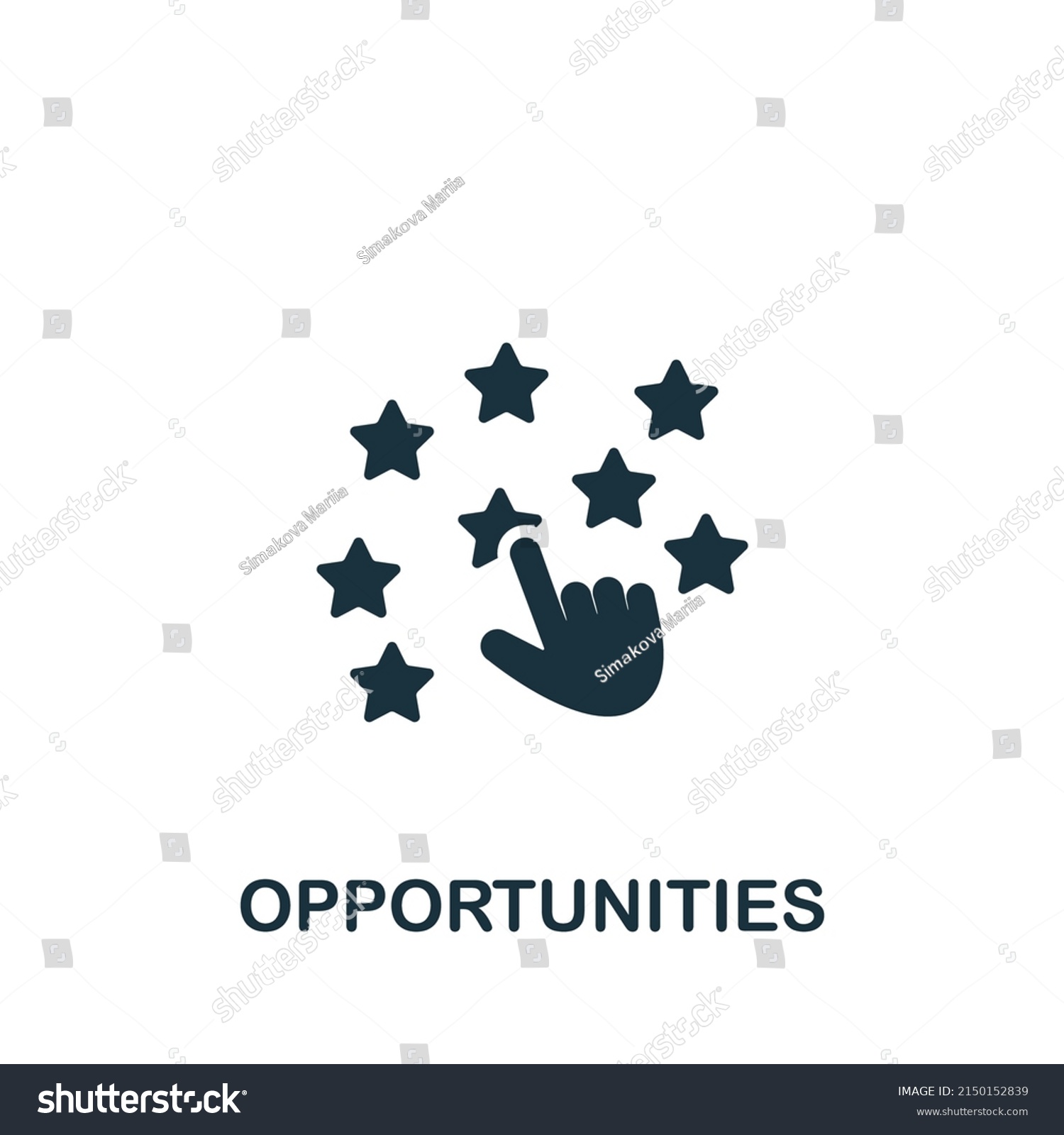 Opportunities Icon Monochrome Simple Brain Process Stock Vector ... Opportunities Icon Monochrome Simple Brain Process Stock Vector ...