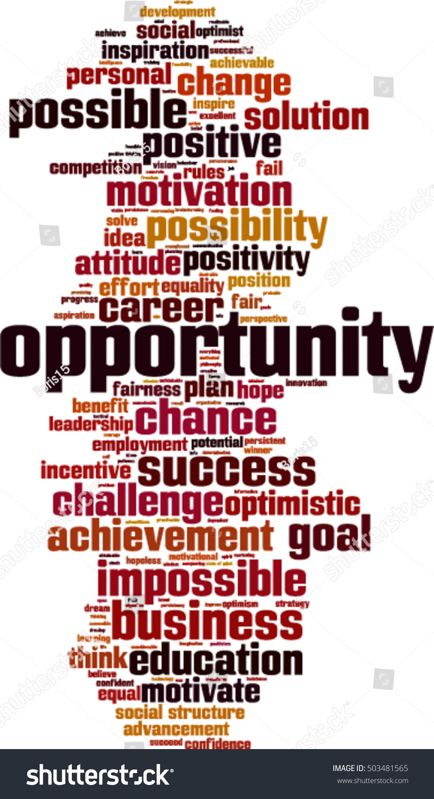 Opportunity Word Cloud Concept Vector Illustration Stock Vector ...