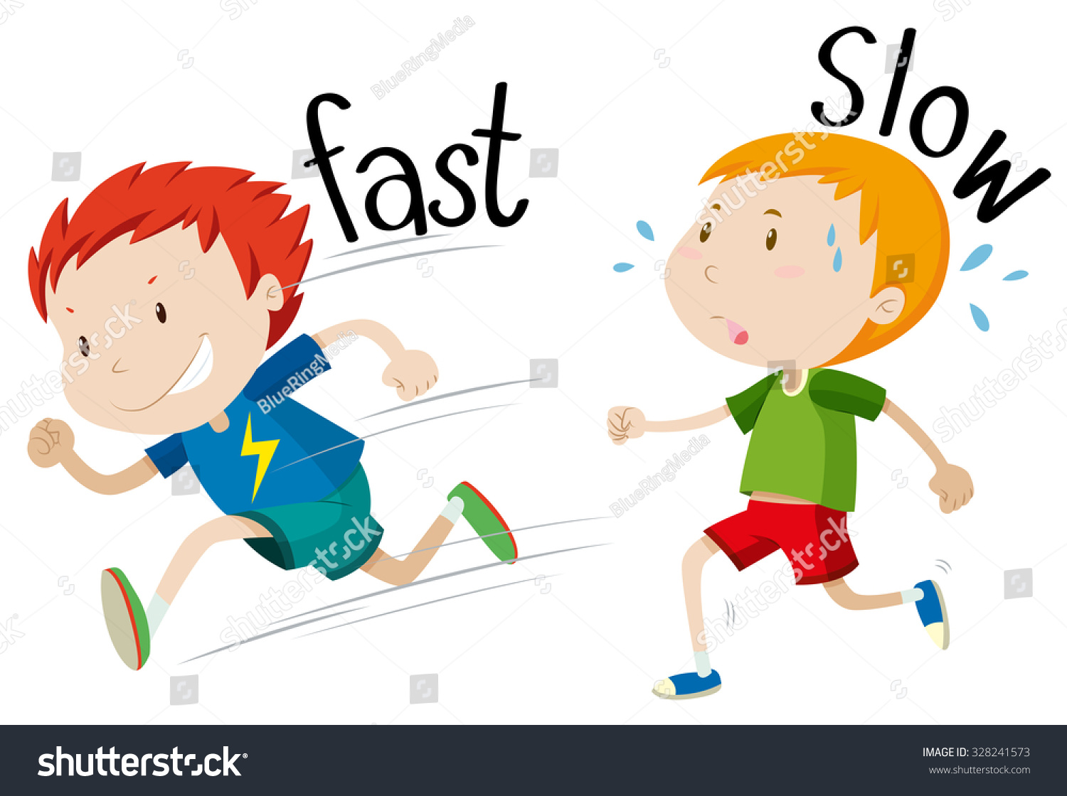 相反的形容词快速和慢速插图 库存矢量图(免版税)328241573 | Shutterstock 相反的形容词快速和慢速插图 库存矢量图(免版税)328241573 | Shutterstock
