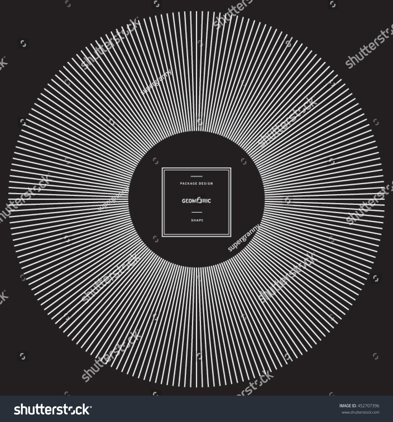 Optical Art Patterns Background Stickers Logos Stock Vector (Royalty ...