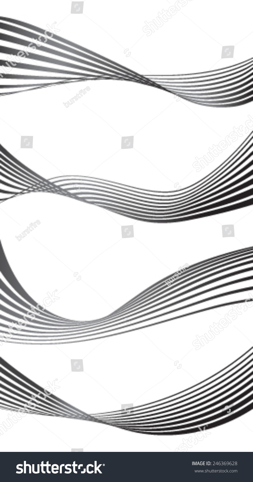 Optical Effect Mobius Wave Stripe Design Stock Vector (Royalty Free ...