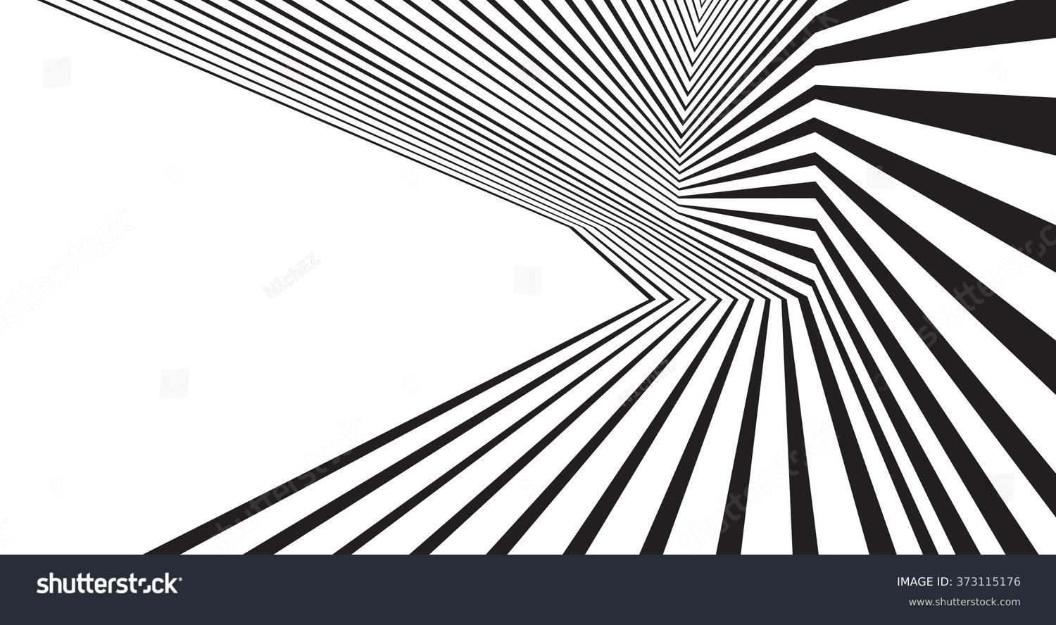 Optical Effect Mobius Wave Stripe Design Stock Vector (Royalty Free ...