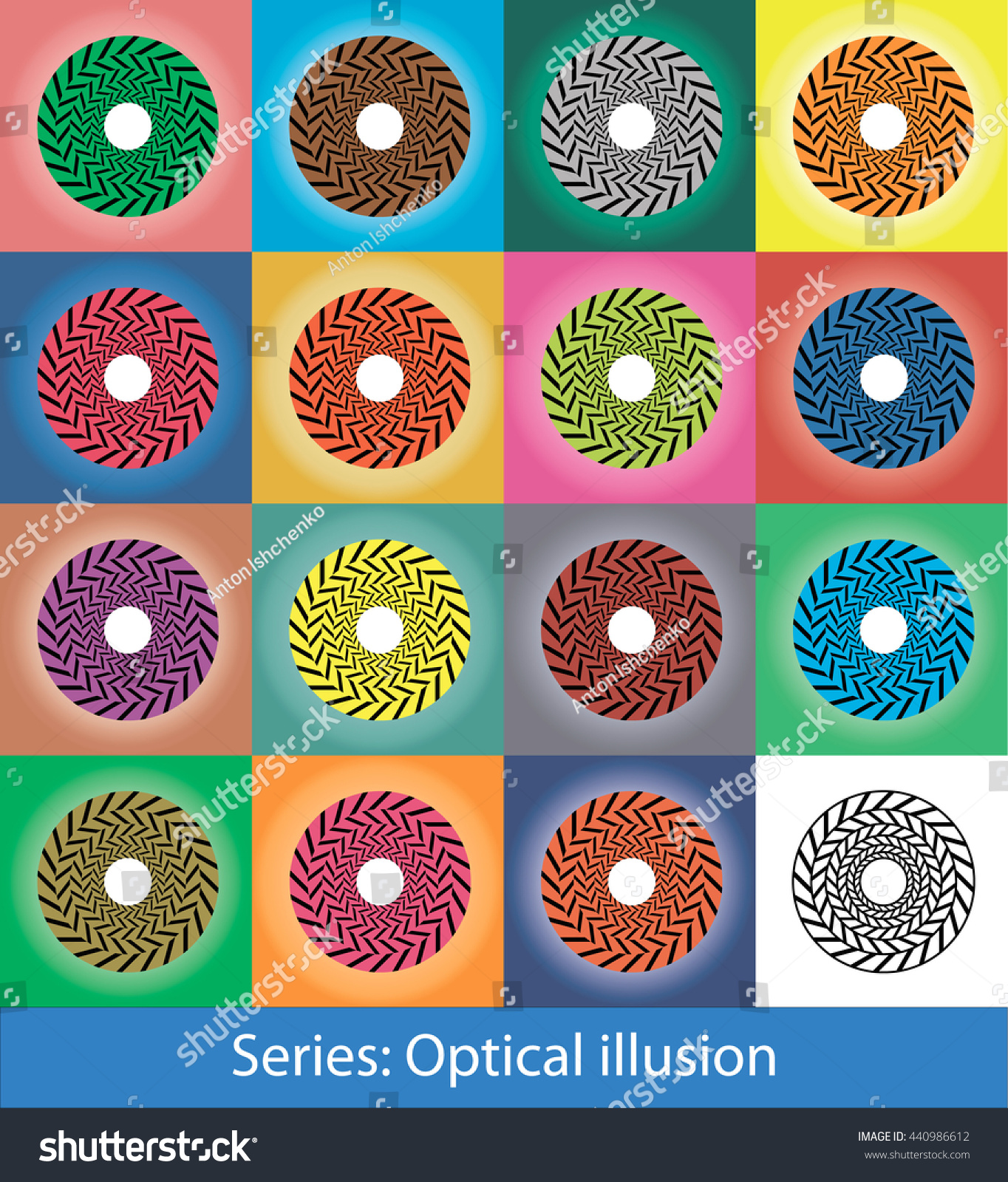 Optical Illusions Funnel Stock Vector (Royalty Free) 440986612