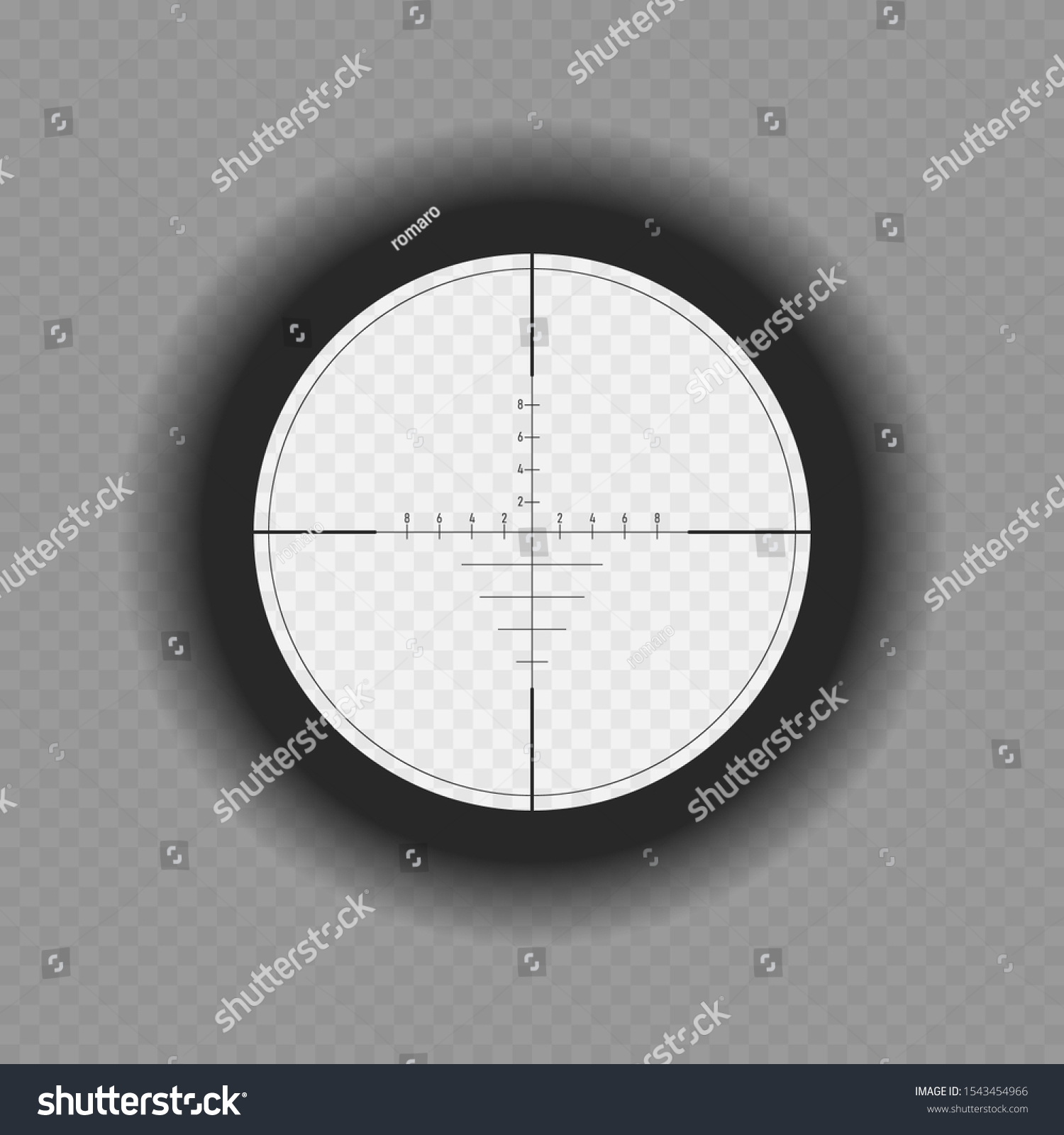 Optical Sniper Scope Sight Vector Illustartion: Vector có sẵn (miễn phí ...