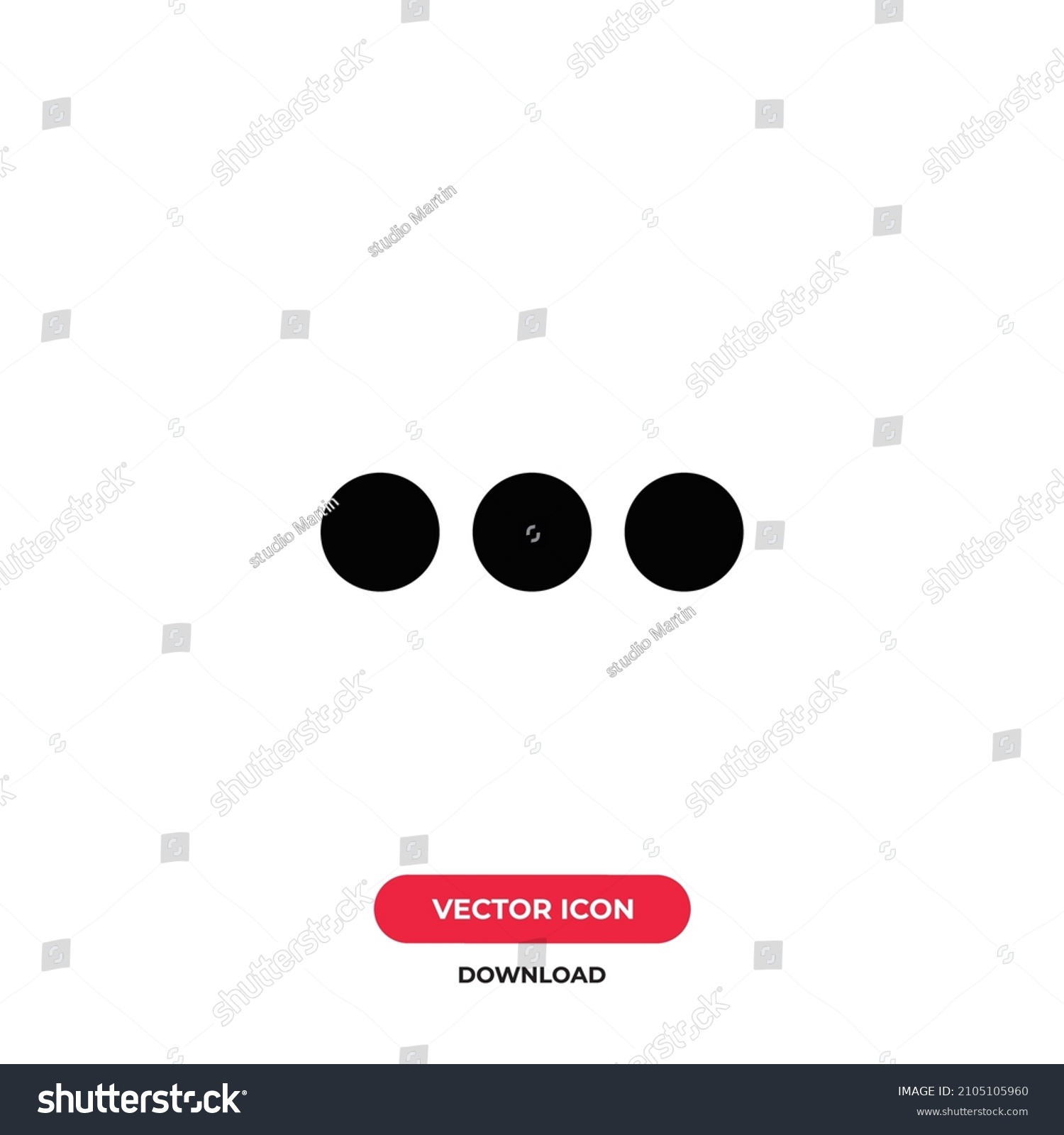 Option Icon Vector Menu Sign Stock Vector (Royalty Free) 2105105960 ...