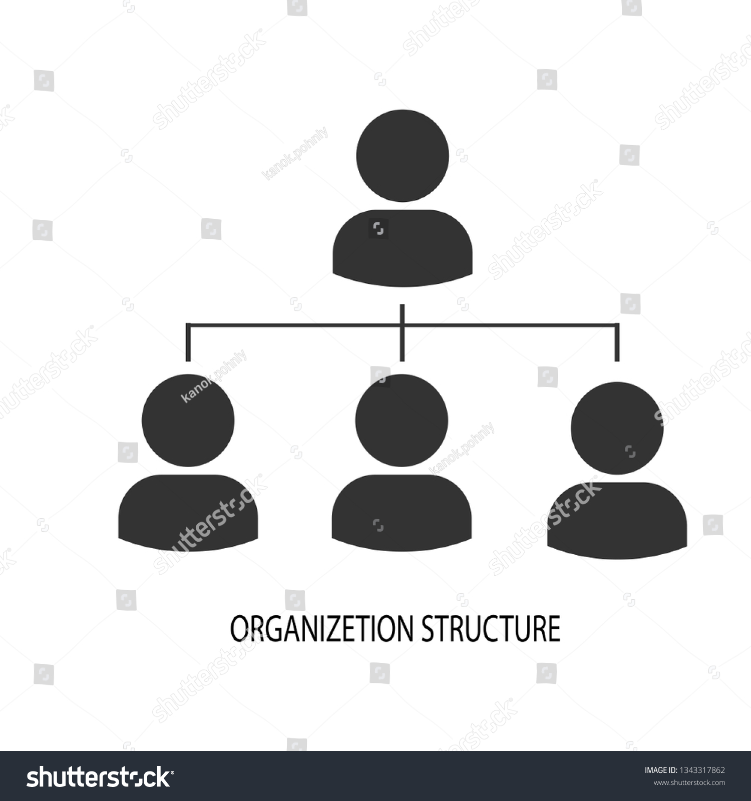 Oraganization Stucture Vector Illustrator: vector de stock (libre de ... Oraganization Stucture Vector Illustrator: vector de stock (libre de ...