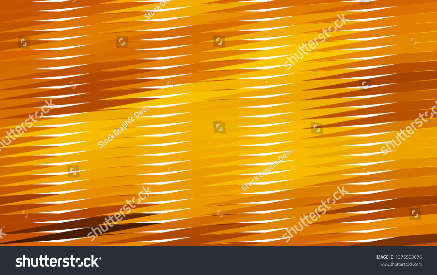 Orange Horizontal Lines Stripes Background Vector Stock Vector (Royalty ...