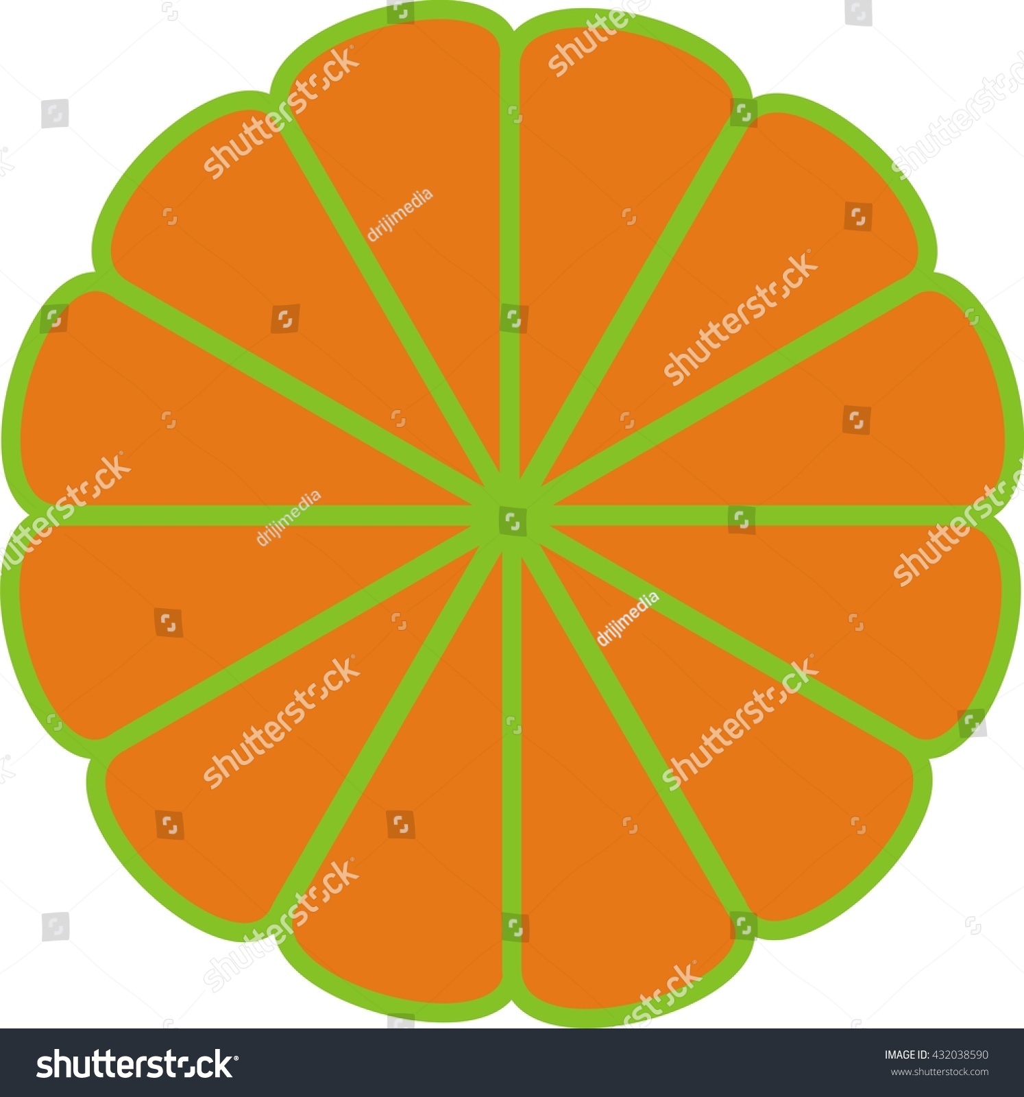 Orange Logo Vector Stock Vector (Royalty Free) 432038590 | Shutterstock