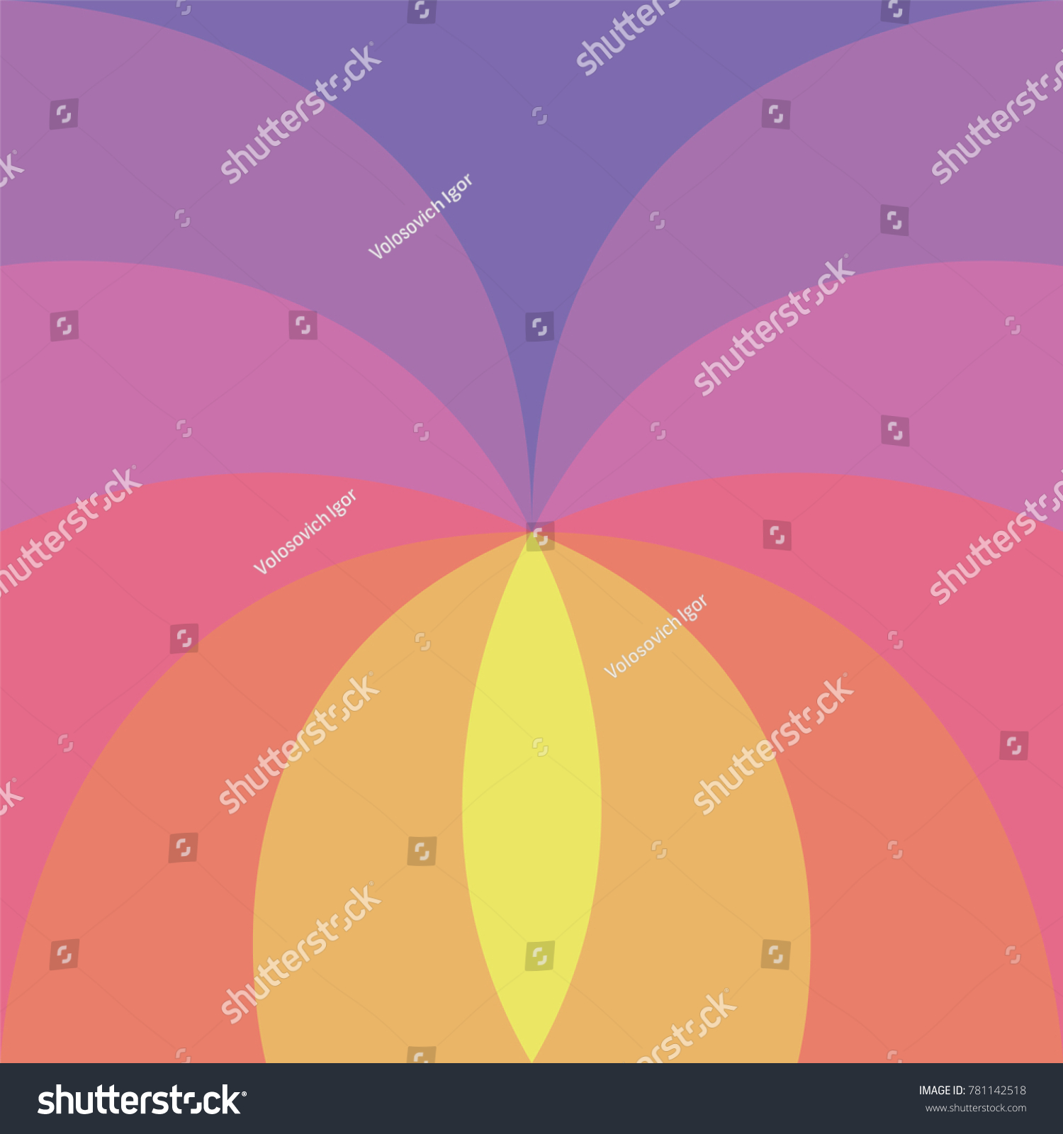 Orange Purple Pattern Vector Illustration Isolated Stock Vector ...