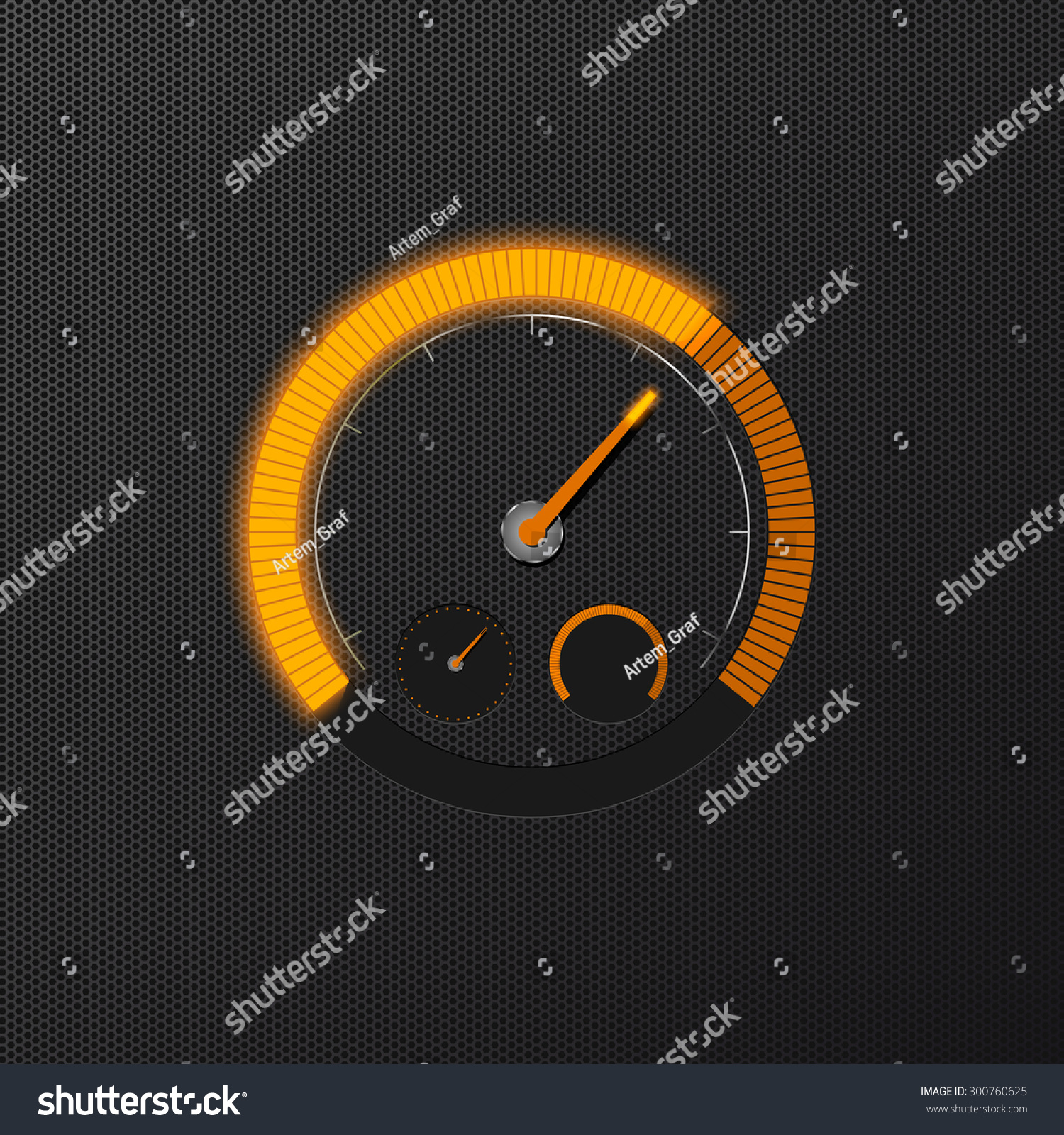 Orange Speedometer On Carbon Background: เวกเตอร์สต็อก (ปลอดค่า ...