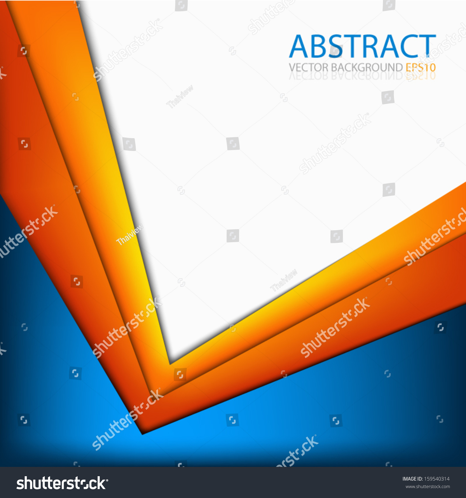Orange Vector Background Angle Triangle Dimension Stock Vector (Royalty ...