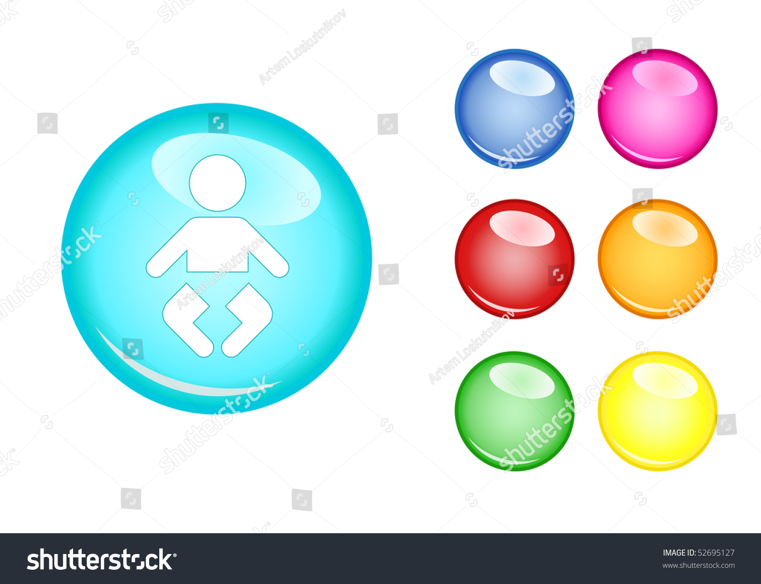Orb Sign Child Stock Vector (Royalty Free) 52695127