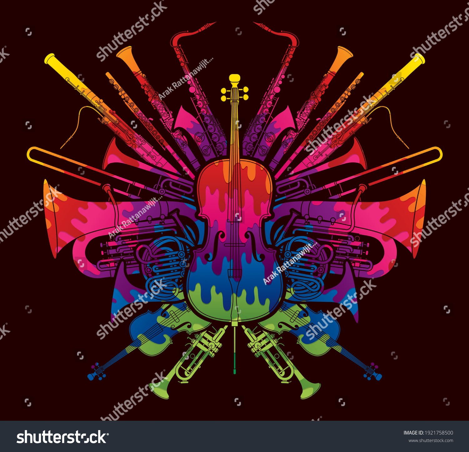 347 Symphony color instrument group 图片、库存照片和矢量图 | Shutterstock