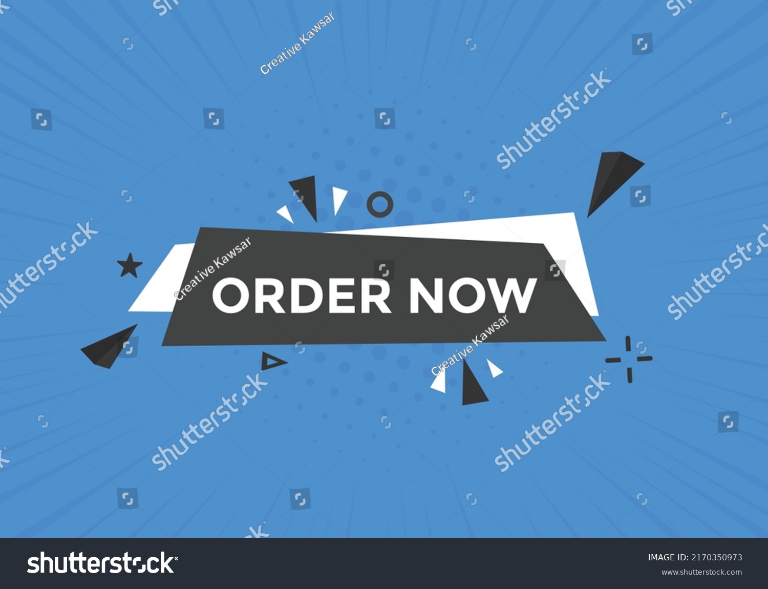 Order Now Text Button Web Button Stock Vector (Royalty Free) 2170350973 ...