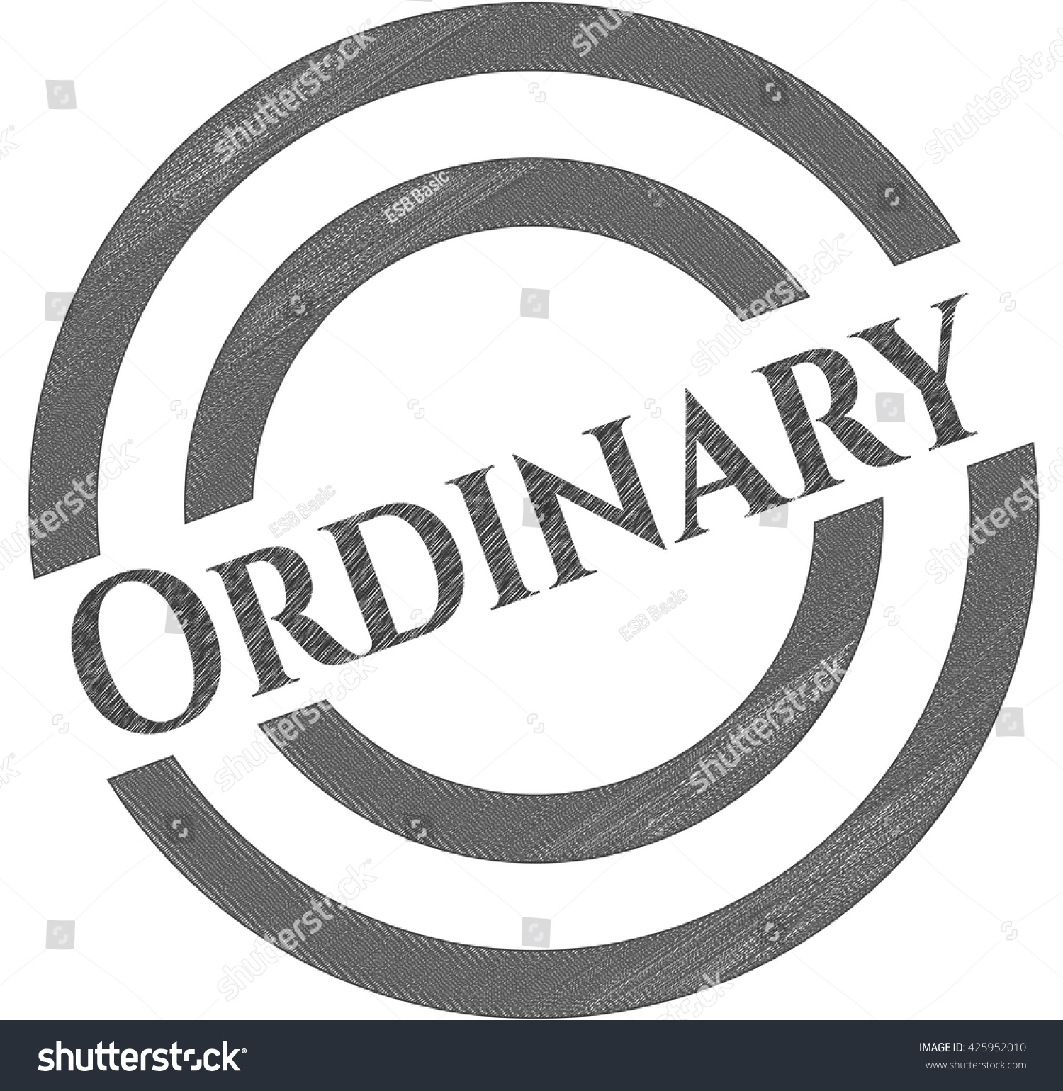 Ordinary Draw Pencil Effect Stock Vector (Royalty Free) 425952010 ...