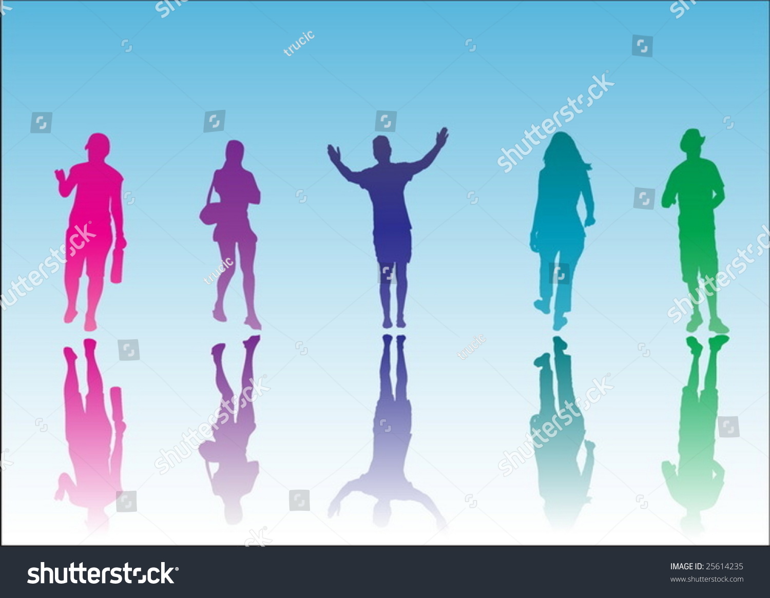 Ordinary People Vector Illustration Stock Vector (Royalty Free ...