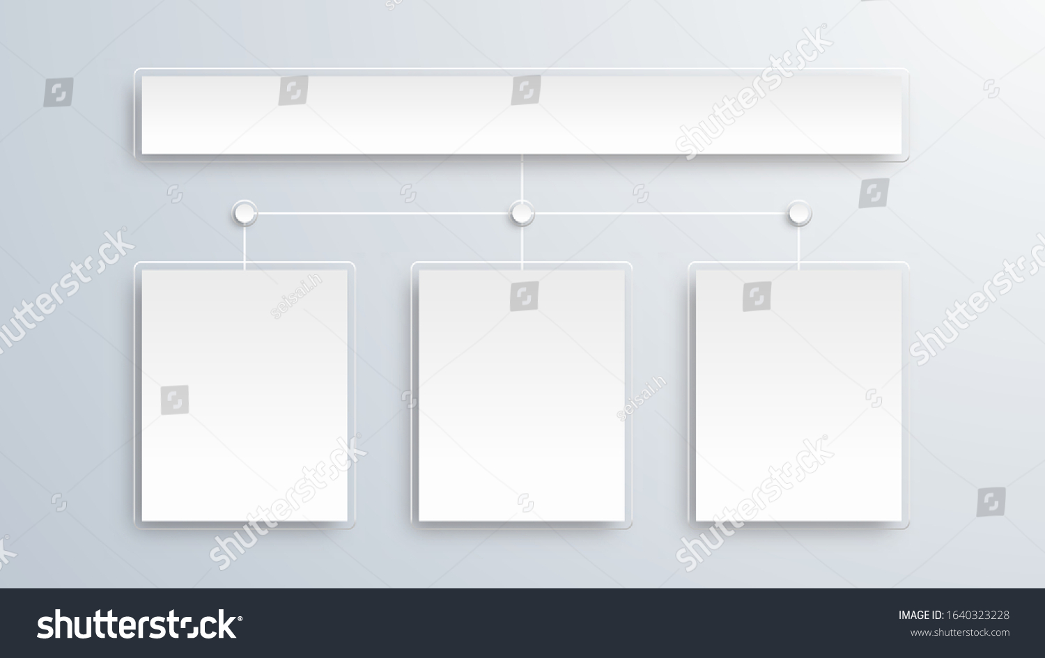 Vektor Stok Organization Chart Design Element Persentation Template ...