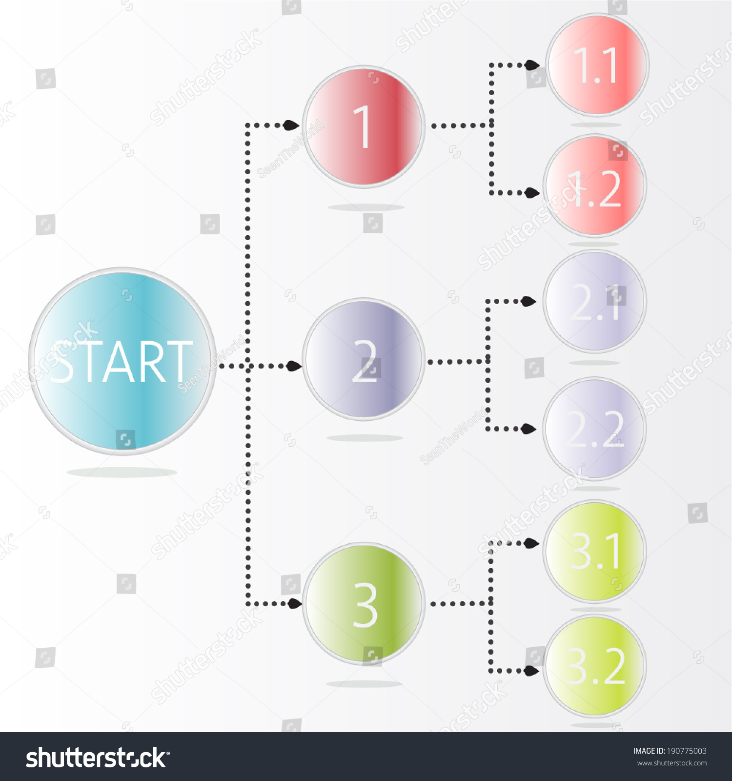 Organization Chart Infographics Vector Illustration Stock Vector ...