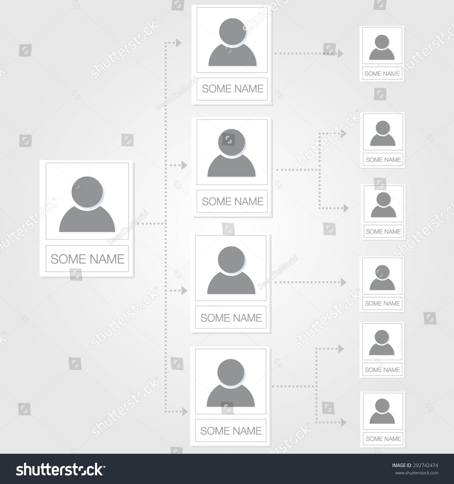 Organization Chart Infographics Vector Illustration Stock Vector ...