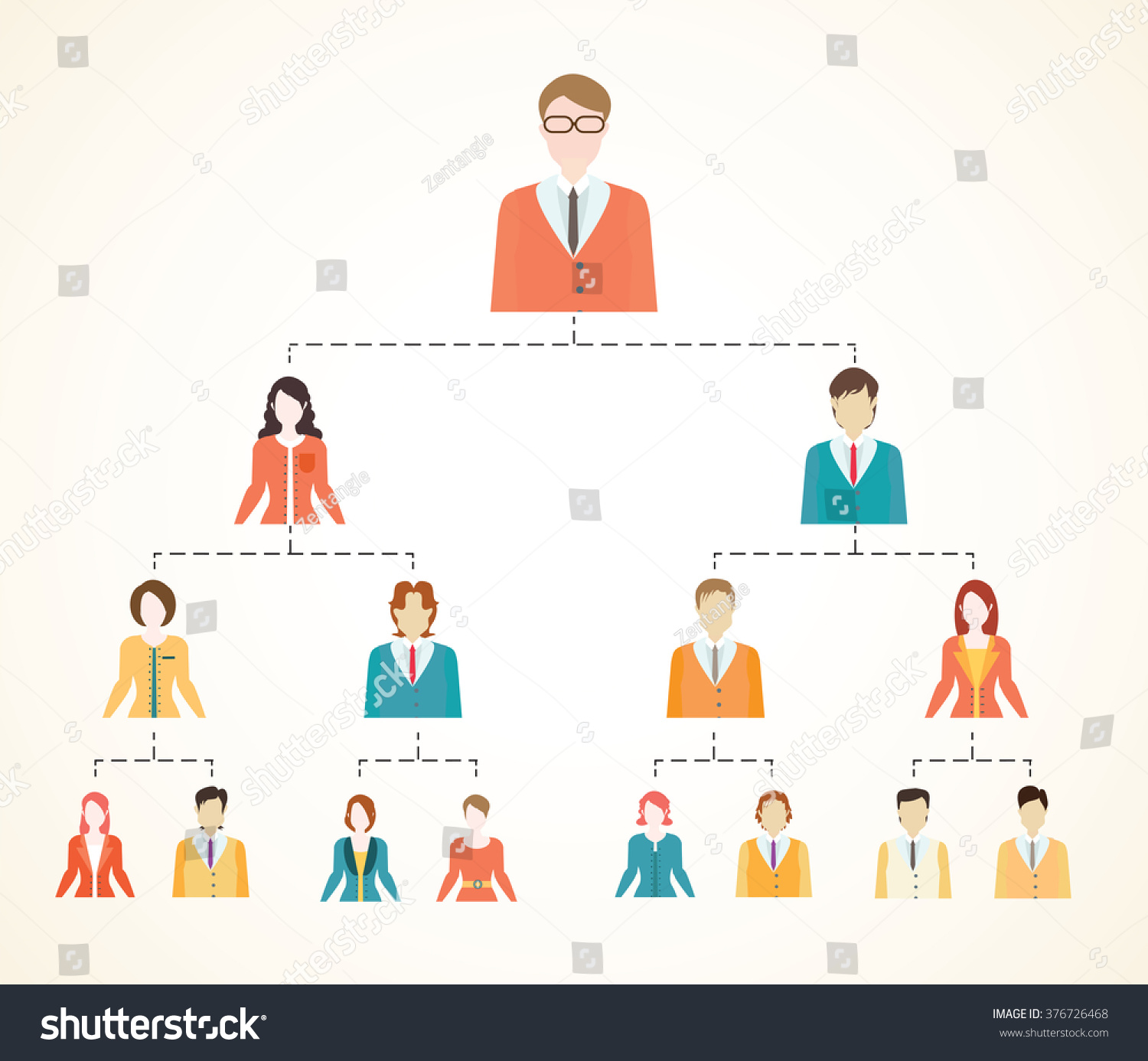 Organizational Chart Corporate Business Hierarchy People 库存矢量图(免版税 ... Organizational Chart Corporate Business Hierarchy People 库存矢量图(免版税 ...