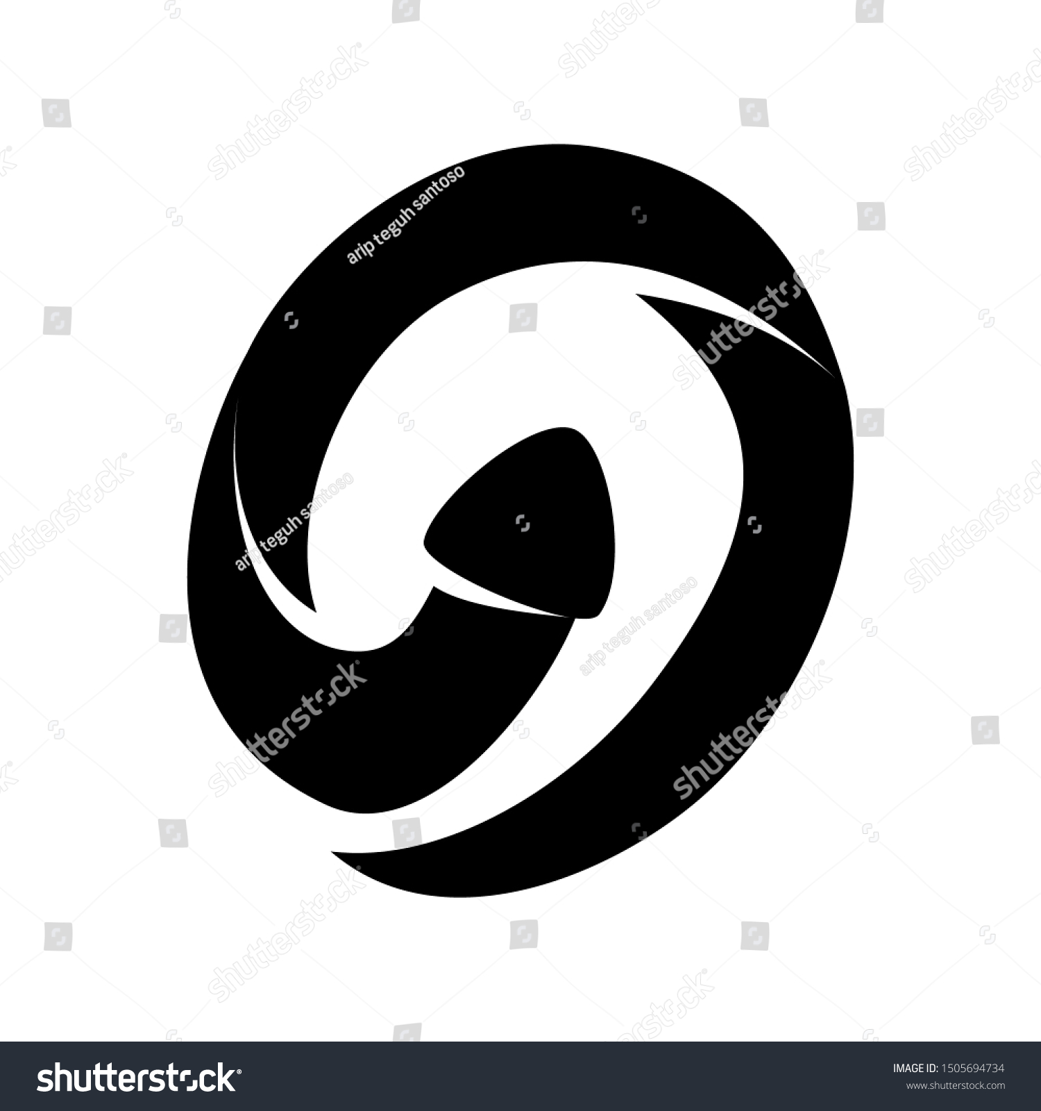 Orientation Guide Arrow Direction Vector Black Stock Vector (Royalty ...