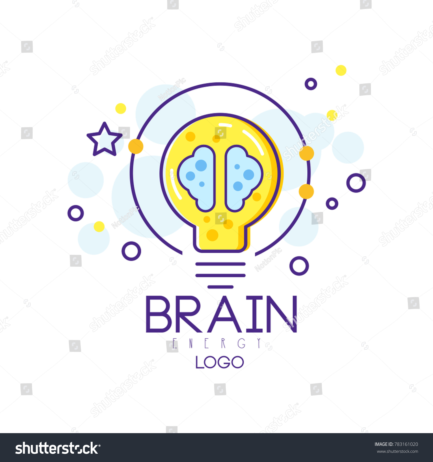 Original Emblem Energy Brain Lightbulb Smart Stock Vector (Royalty Free ... Original Emblem Energy Brain Lightbulb Smart Stock Vector (Royalty Free ...