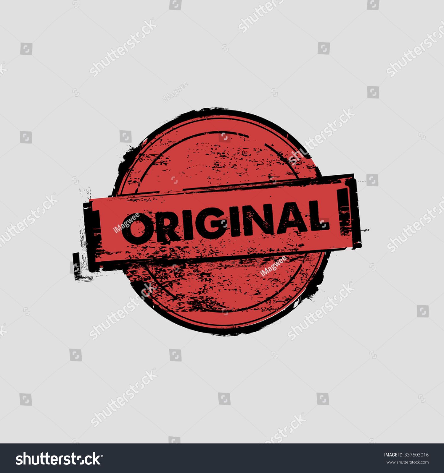 Original Stamp Badges Vector Illustration Stock Vector (Royalty Free ...