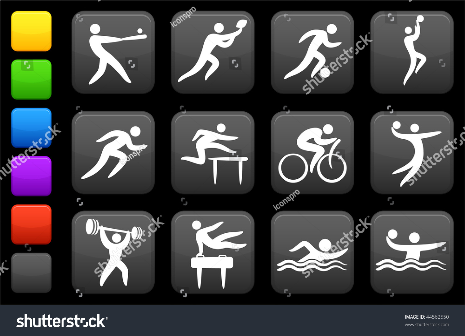 Original Vector Illustration Sports Icon Collection Stock Vector ... Original Vector Illustration Sports Icon Collection Stock Vector ...